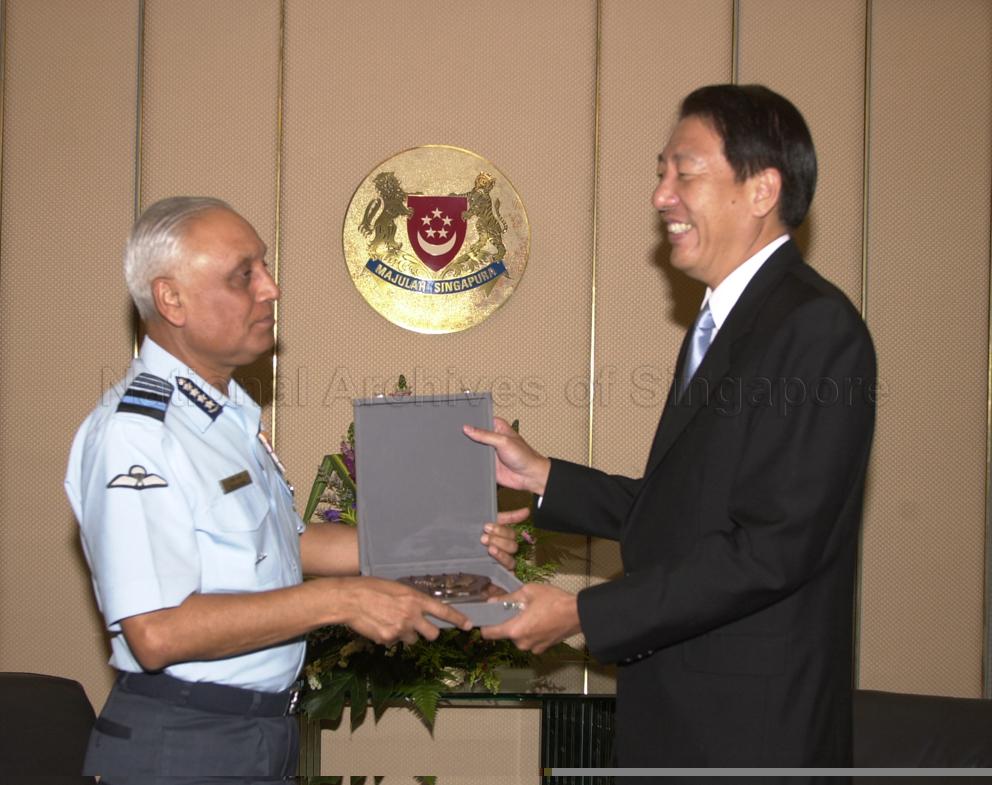 INDIAN CHAIRMAN OF THE CHIEFS OF STAFF COMMITTEE AND CHIEF OF THE AIR ...