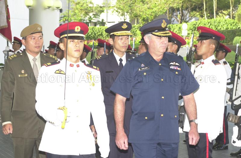INTRODUCTORY VISIT BY CHIEF OF THE ROYAL NEW ZEALAND AIR FORCE AIR VICE ...
