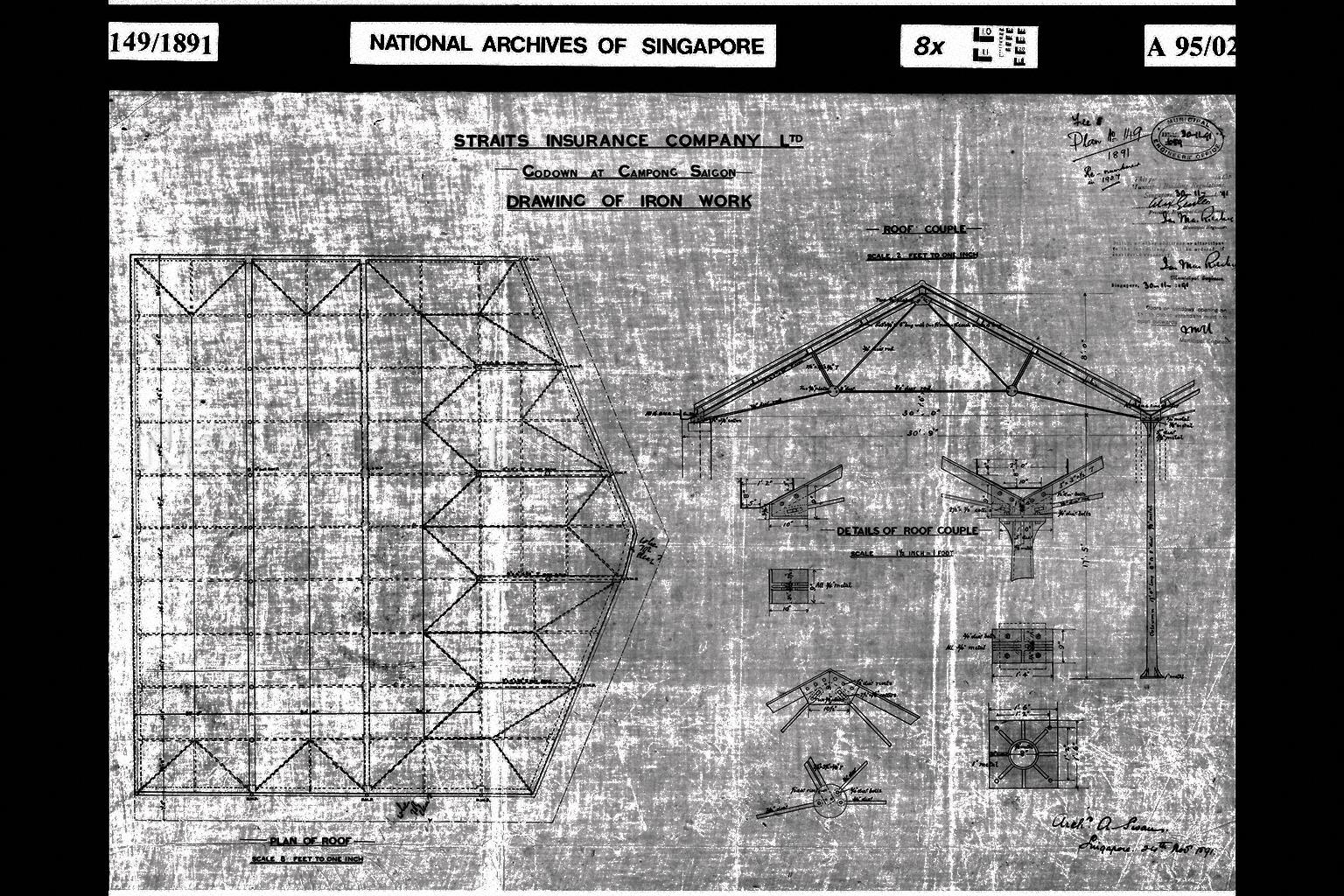 GODOWN, ROOF AND DETAILS