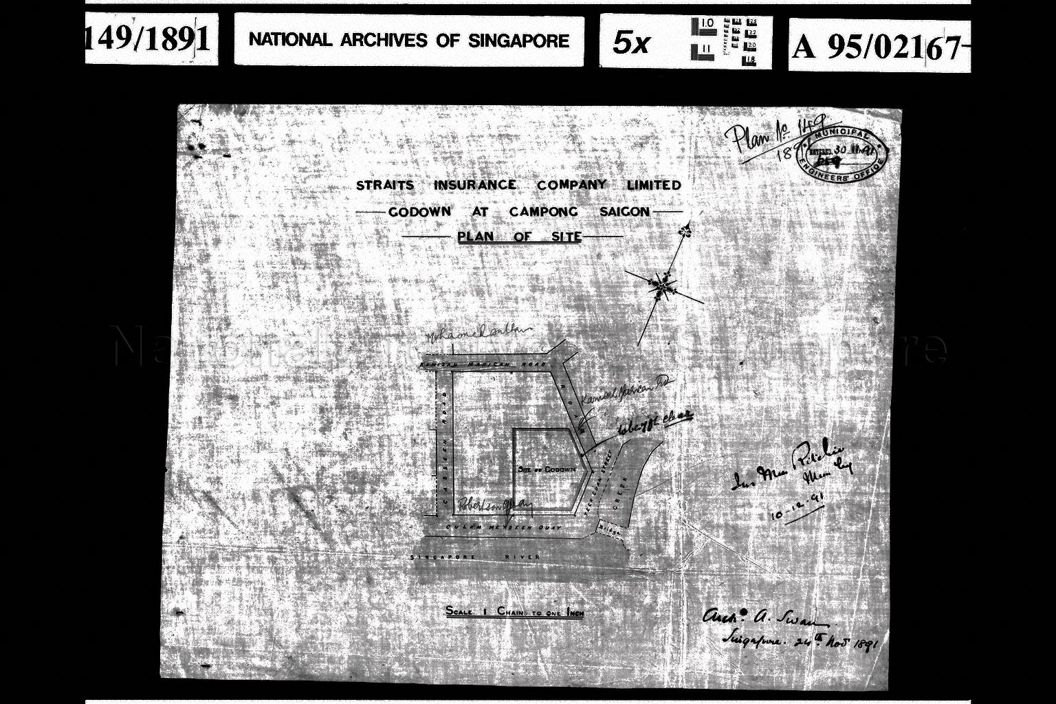 GODOWN, PLAN OF SITE