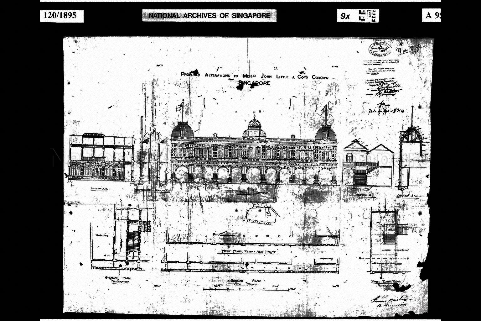 GODOWN, WITH GROUND PLAN AND FIRST FLOOR PLAN ALTERATIONS