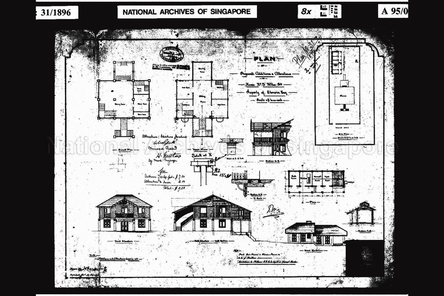 PLAN OF PROPOSED ADDITIONS AND ALTERATIONS TO HOUSE
