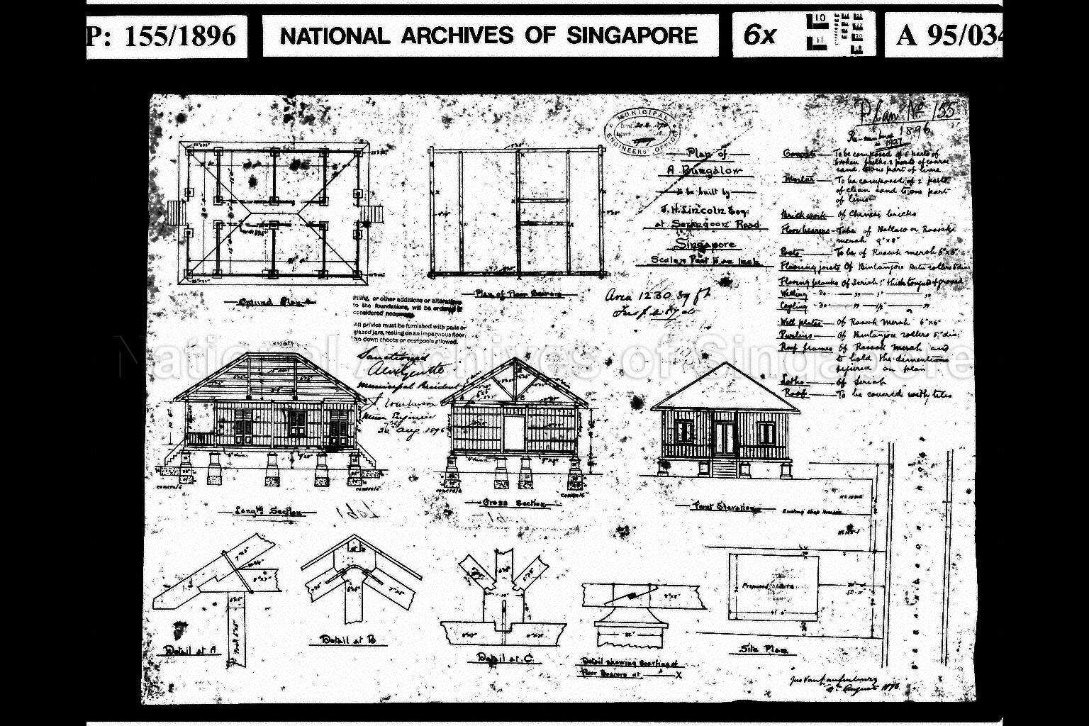 PLAN OF A BUNGALOW