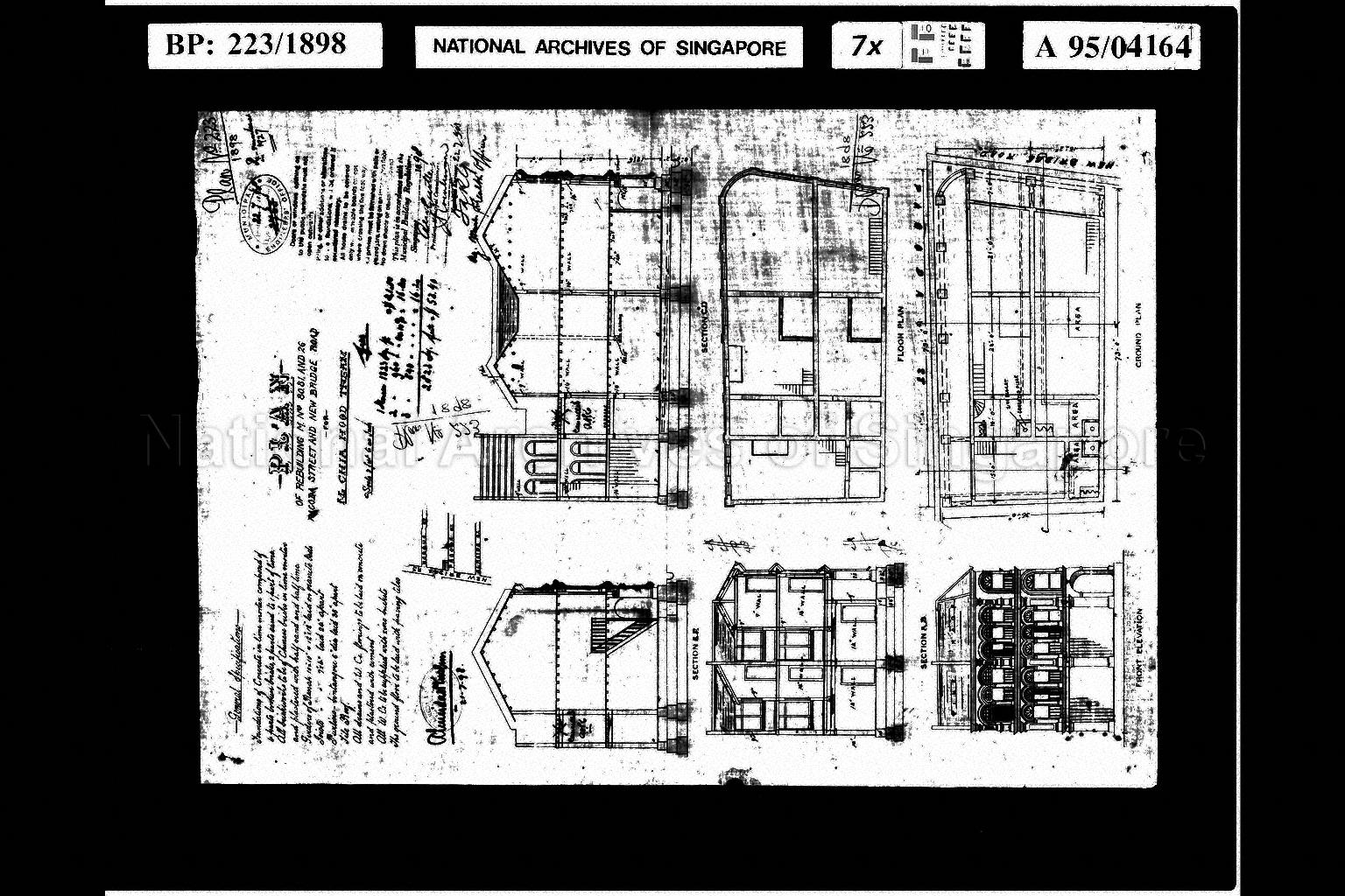 PLAN OF A REBUILDING