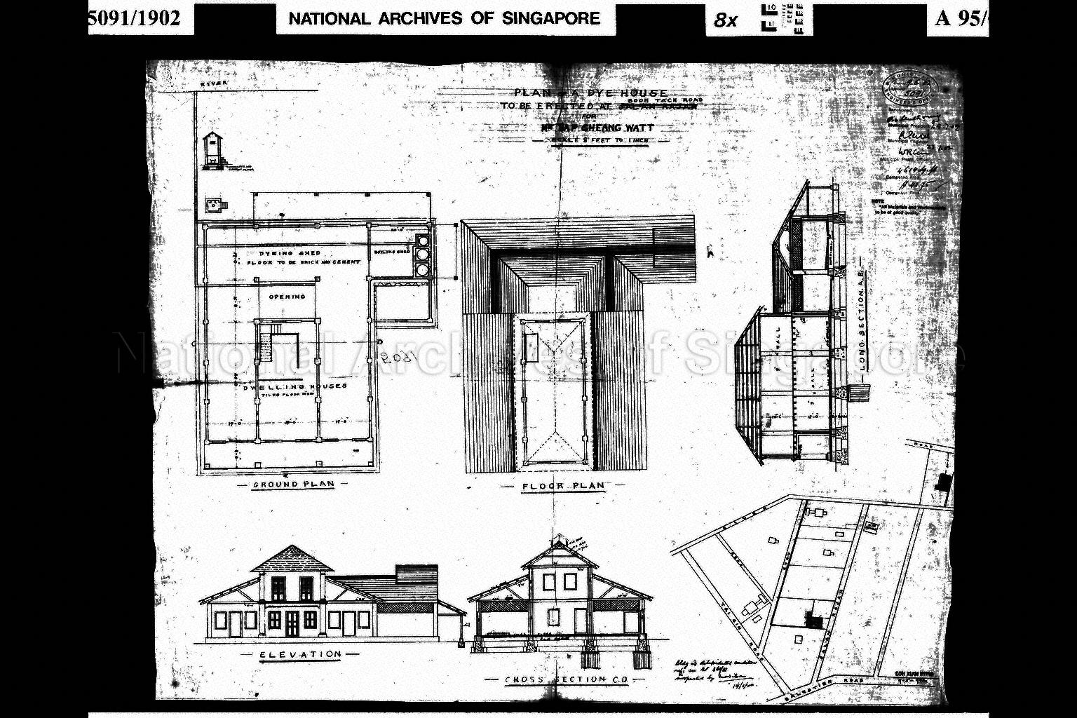 DYE HOUSE - SITE PLAN