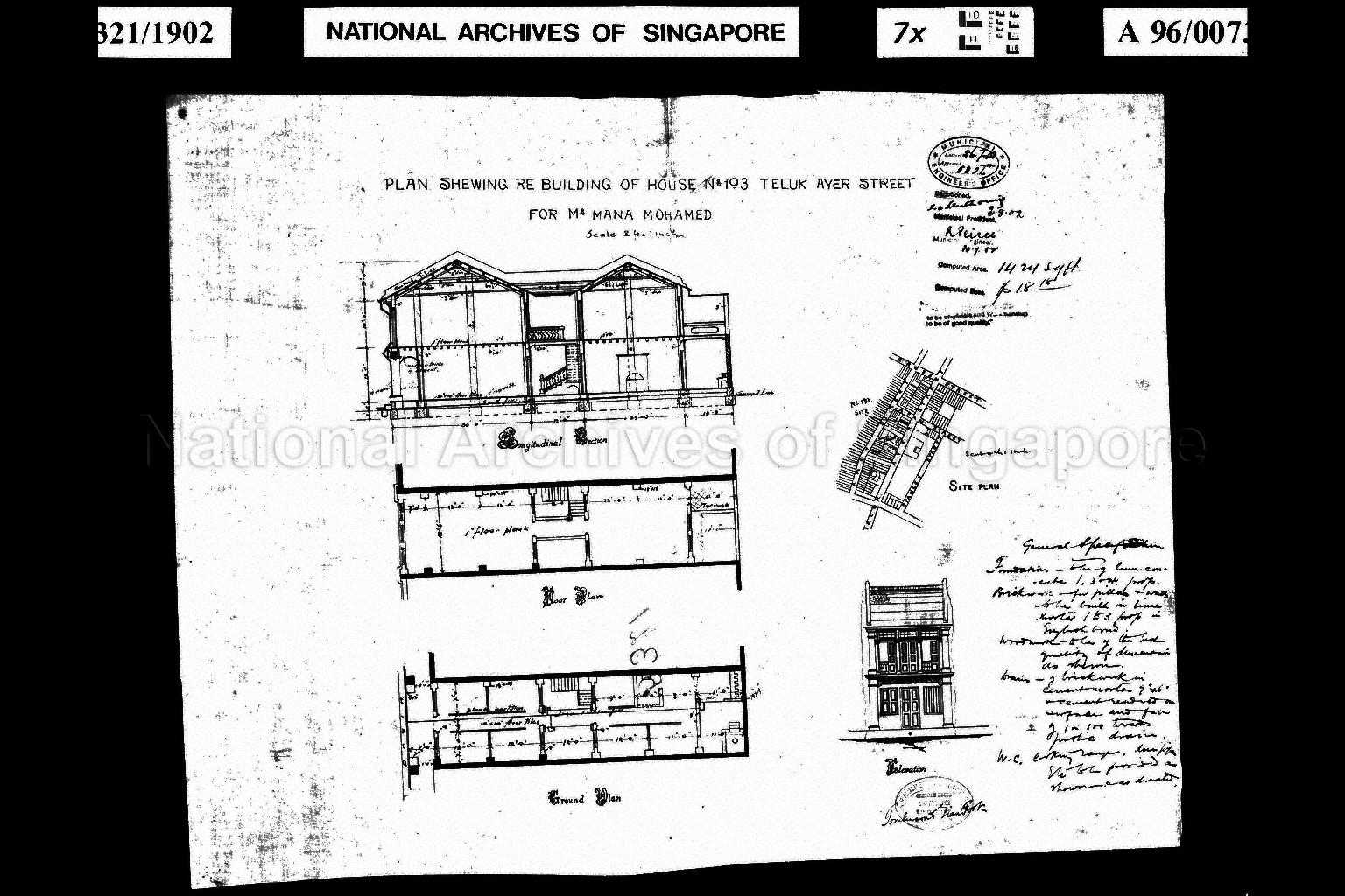 REBUILDING OF HOUSE - SITE PLAN