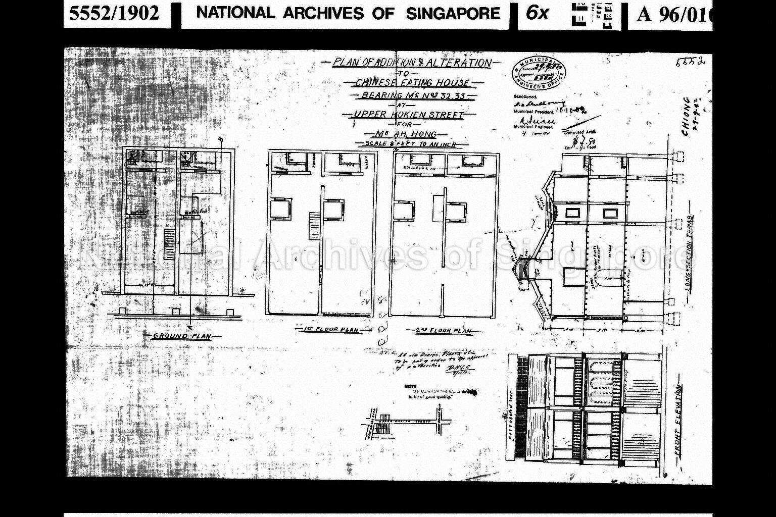ADDITION AND ALTERATION TO CHINESE EATING HOUSE