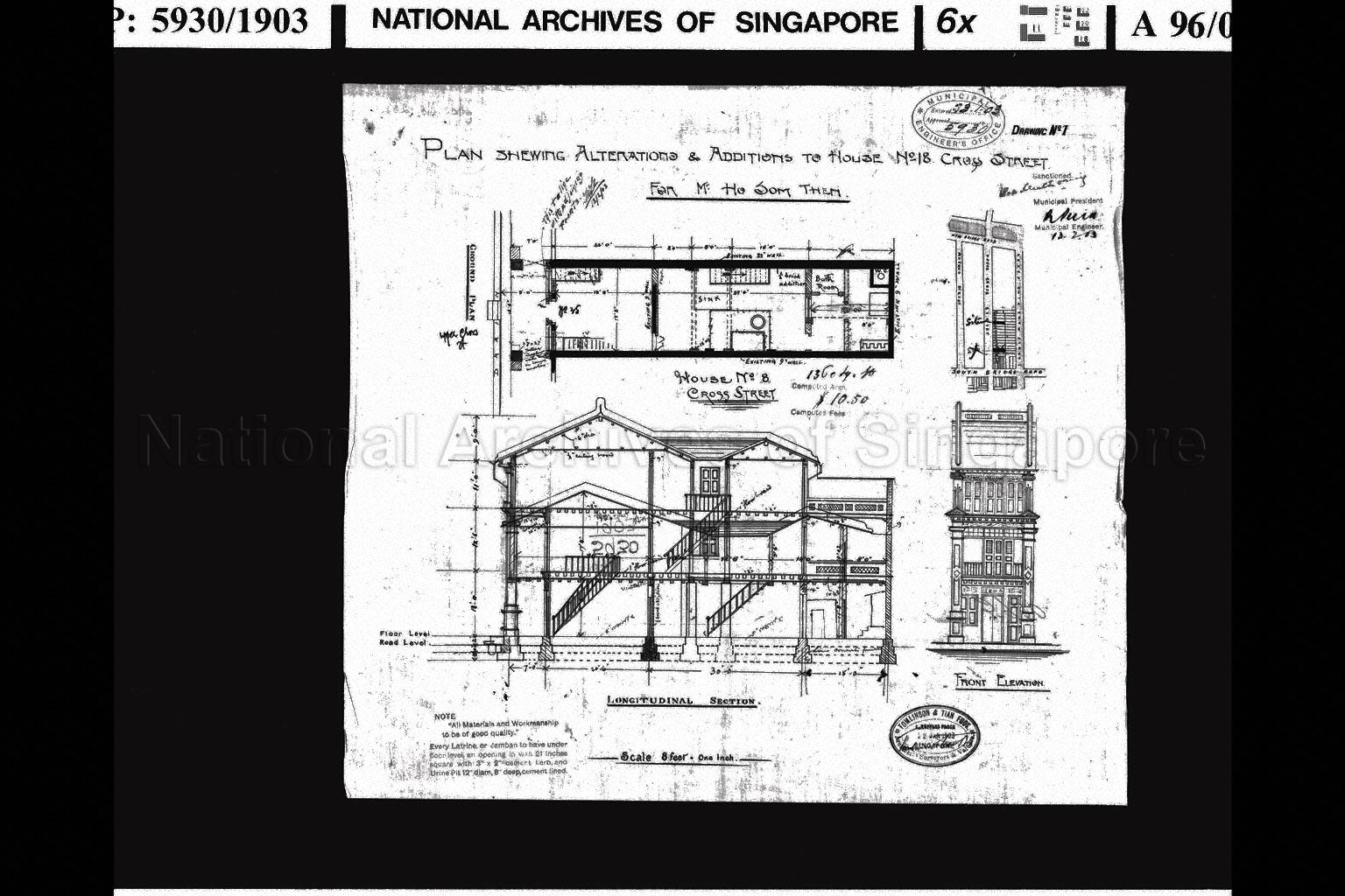 ALTERATIONS AND ADDITIONS TO HOUSE, DRAWING NO.1