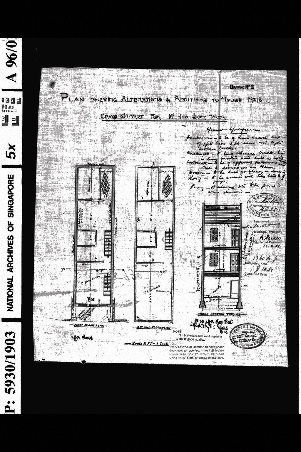 ALTERATIONS AND ADDITIONS TO HOUSE, DRAWING NO.2