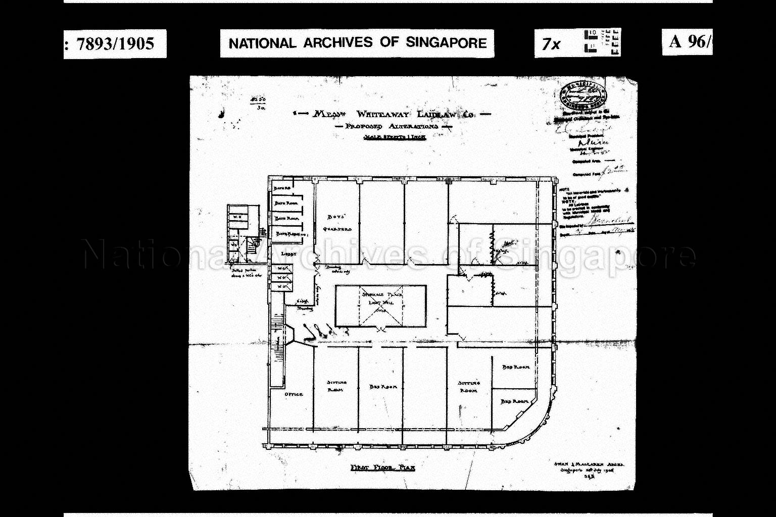ALTERATIONS TO PREMISES (FIRST FLOOR PLAN)