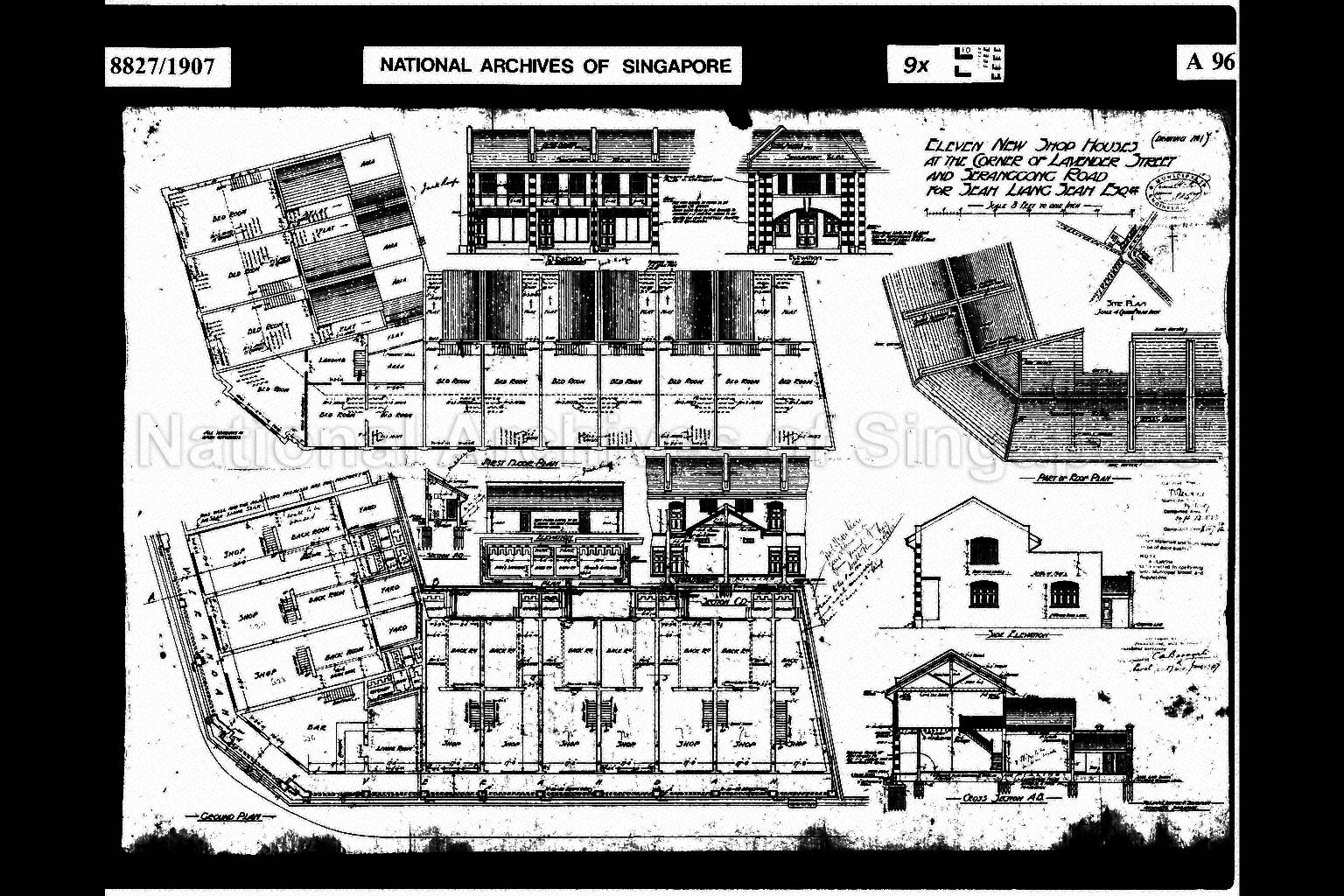 11 SHOPHOUSES (DRAWING NO.1)