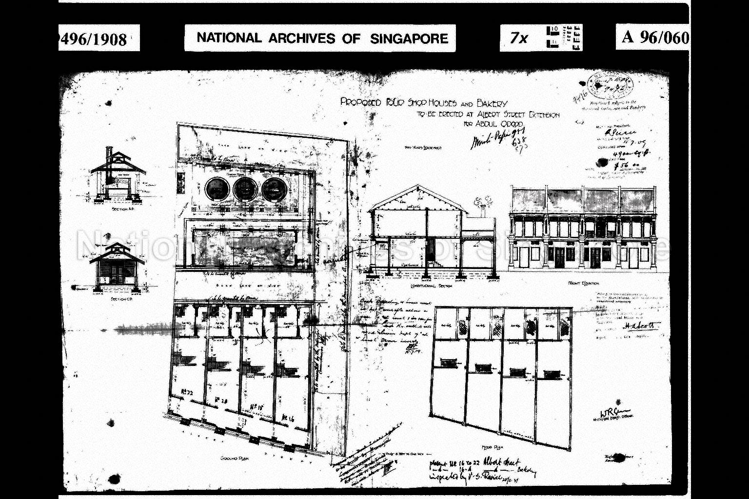 4 SHOPHOUSES AND BAKERY (REMARK TO REMOVE BACK LANE)