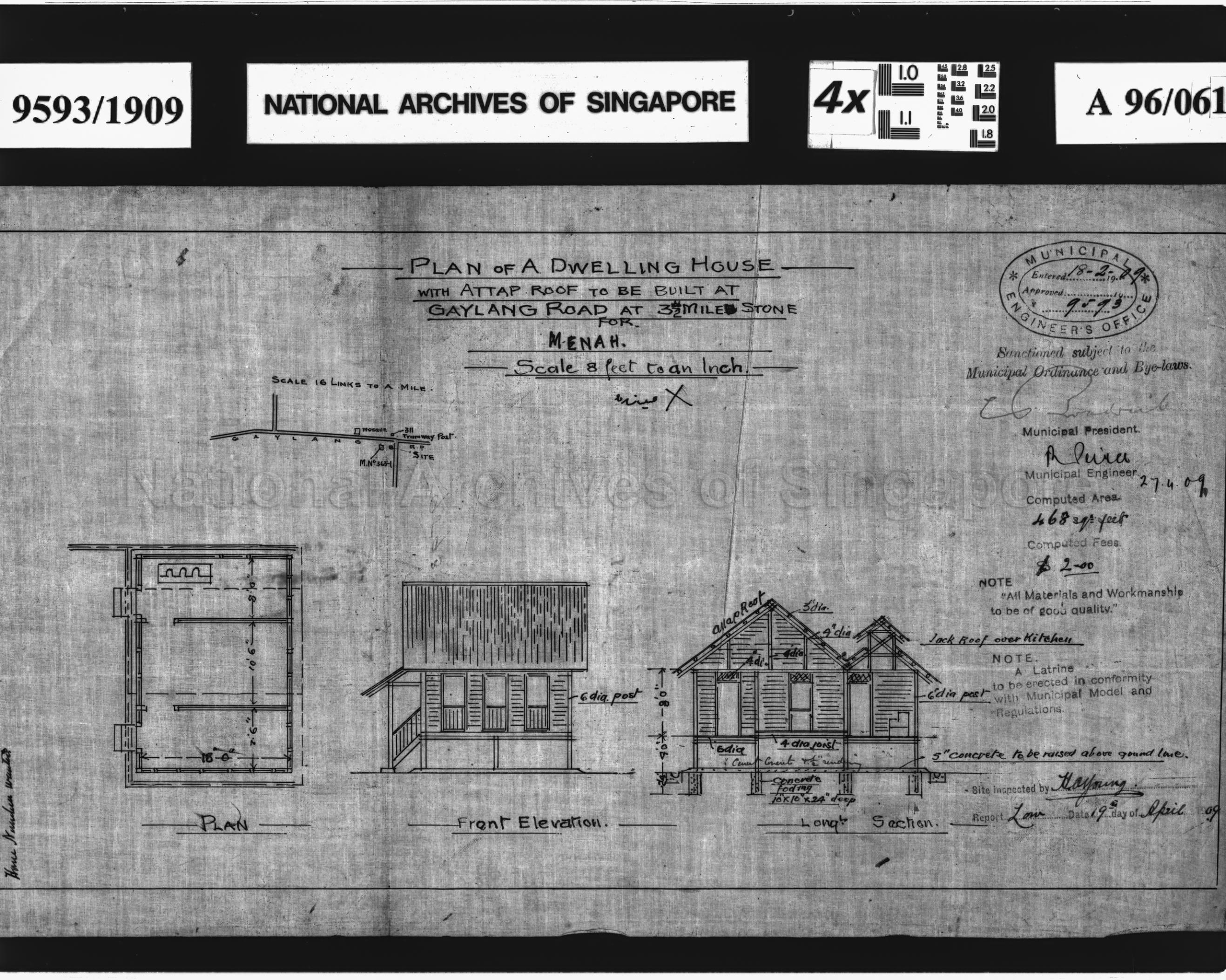 DWELLING HOUSE WITH ATTAP ROOF
