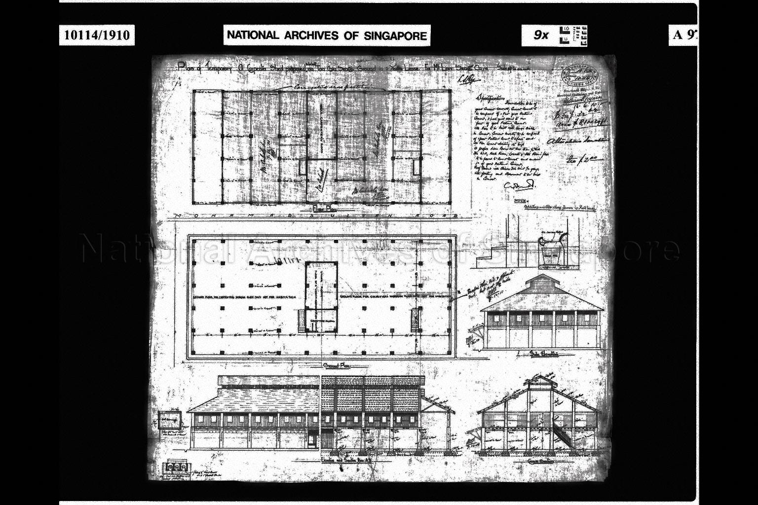 TEMPORARY CARPENTER SHED ON TAN CHIN SENG'S GROUNDS