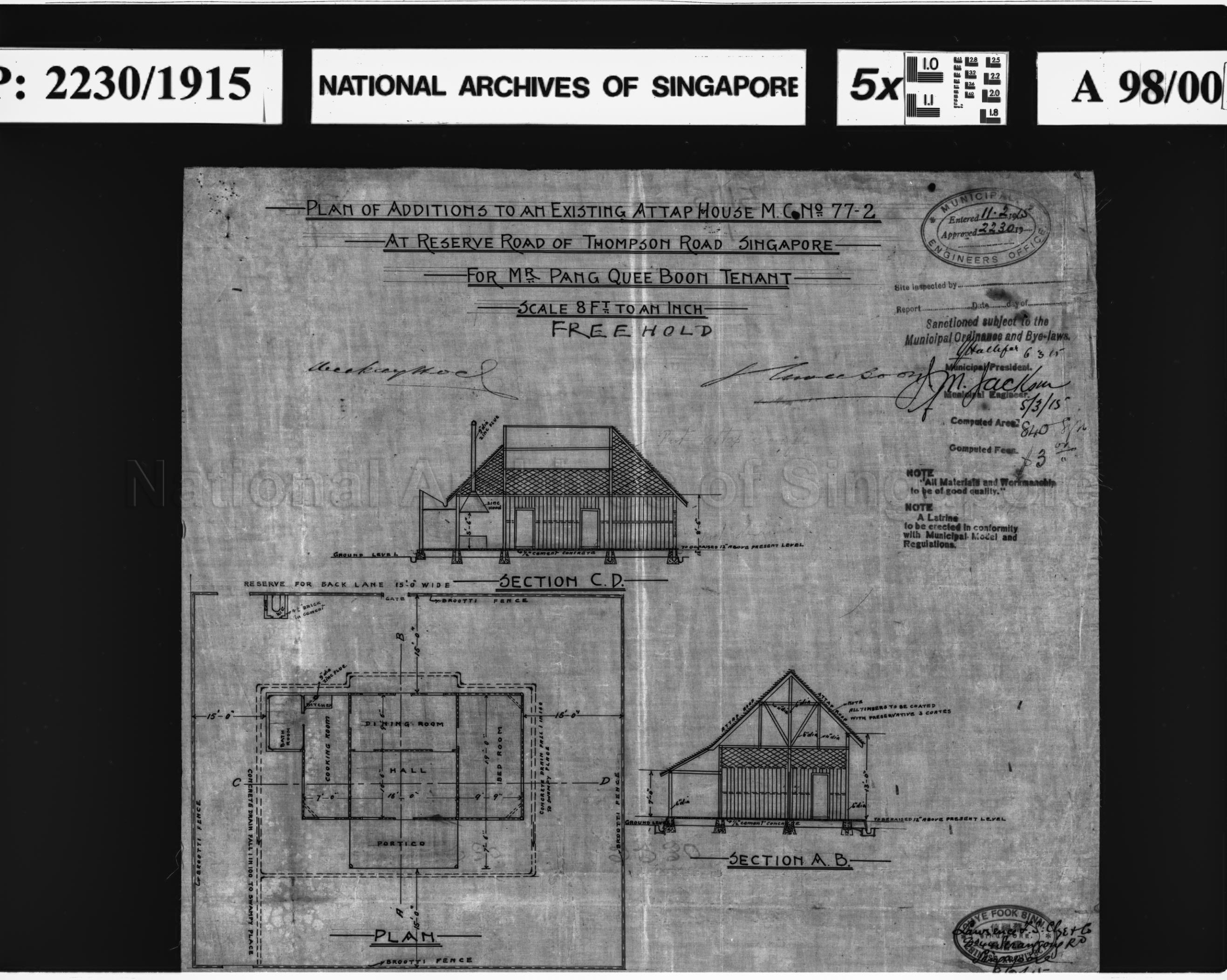 ADDITIONS TO EXISTING ATTAP HOUSE