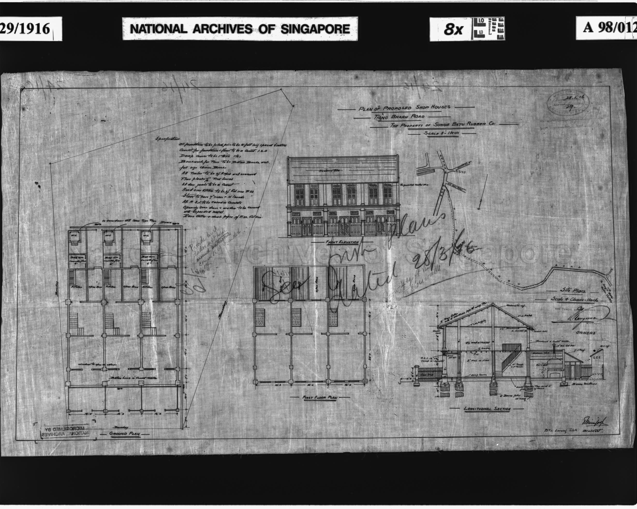 SHOPHOUSES (COMPANY'S STAMP AND SIGNATURE) (MUNICIPAL STAMP