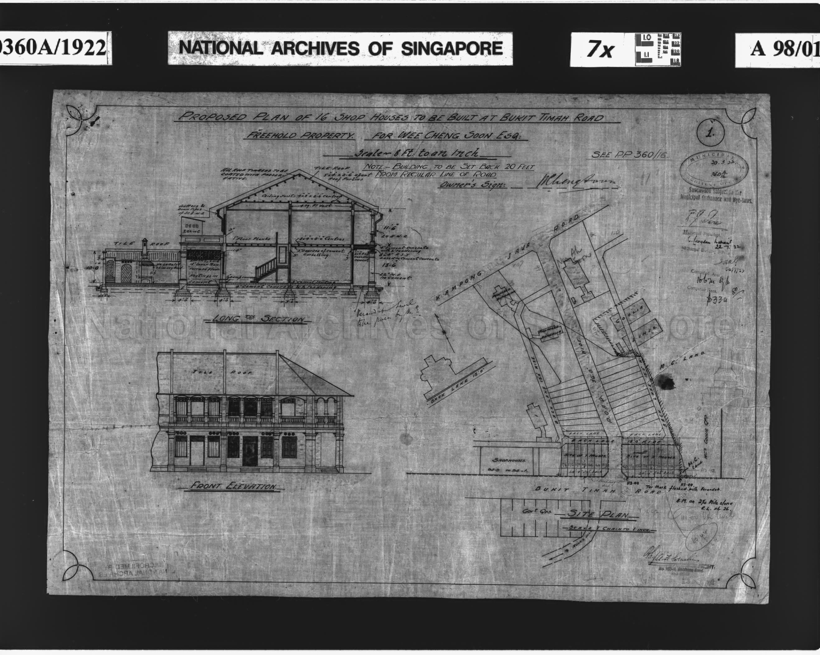 16 SHOP HOUSES (LABELLED "1")