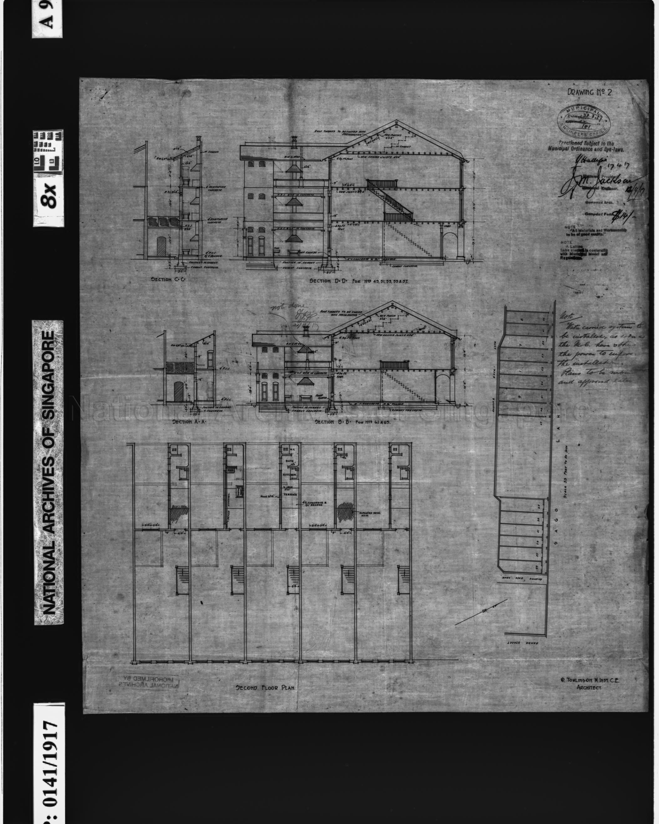 ALTERATIONS TO PREMISES (DRAWING NO. 2)