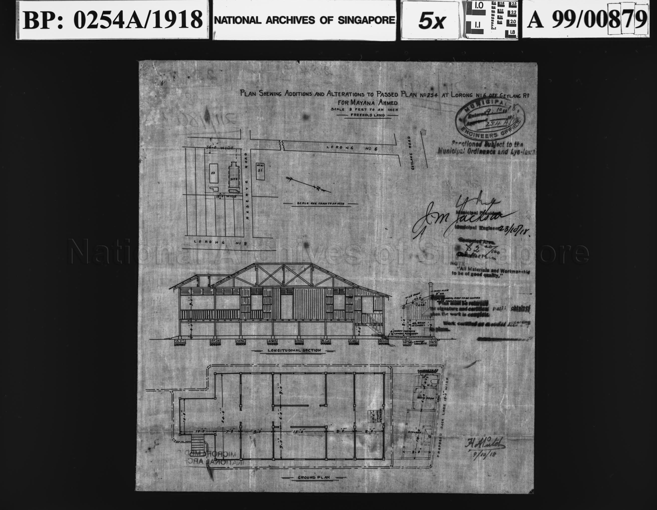 ADDITIONS AND ALTERATIONS TO ATTAP DWELLING HOUSE, PASSED