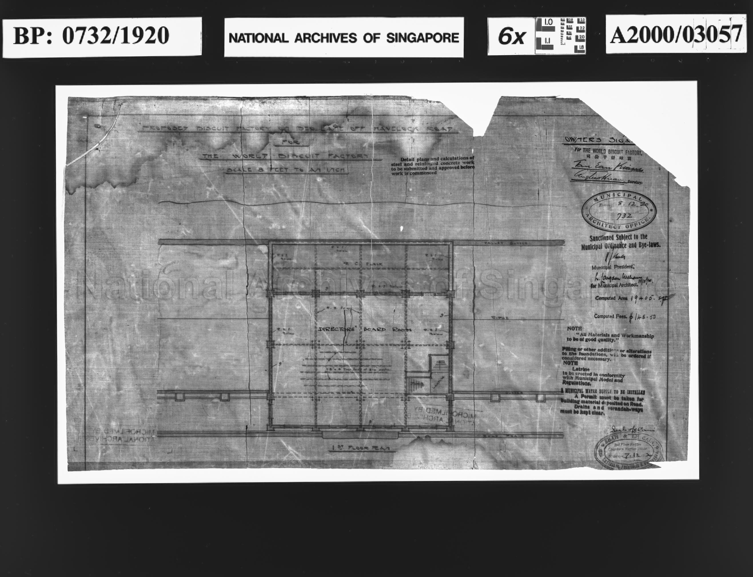 BISCUIT FACTORY - 1ST FLOOR PLAN