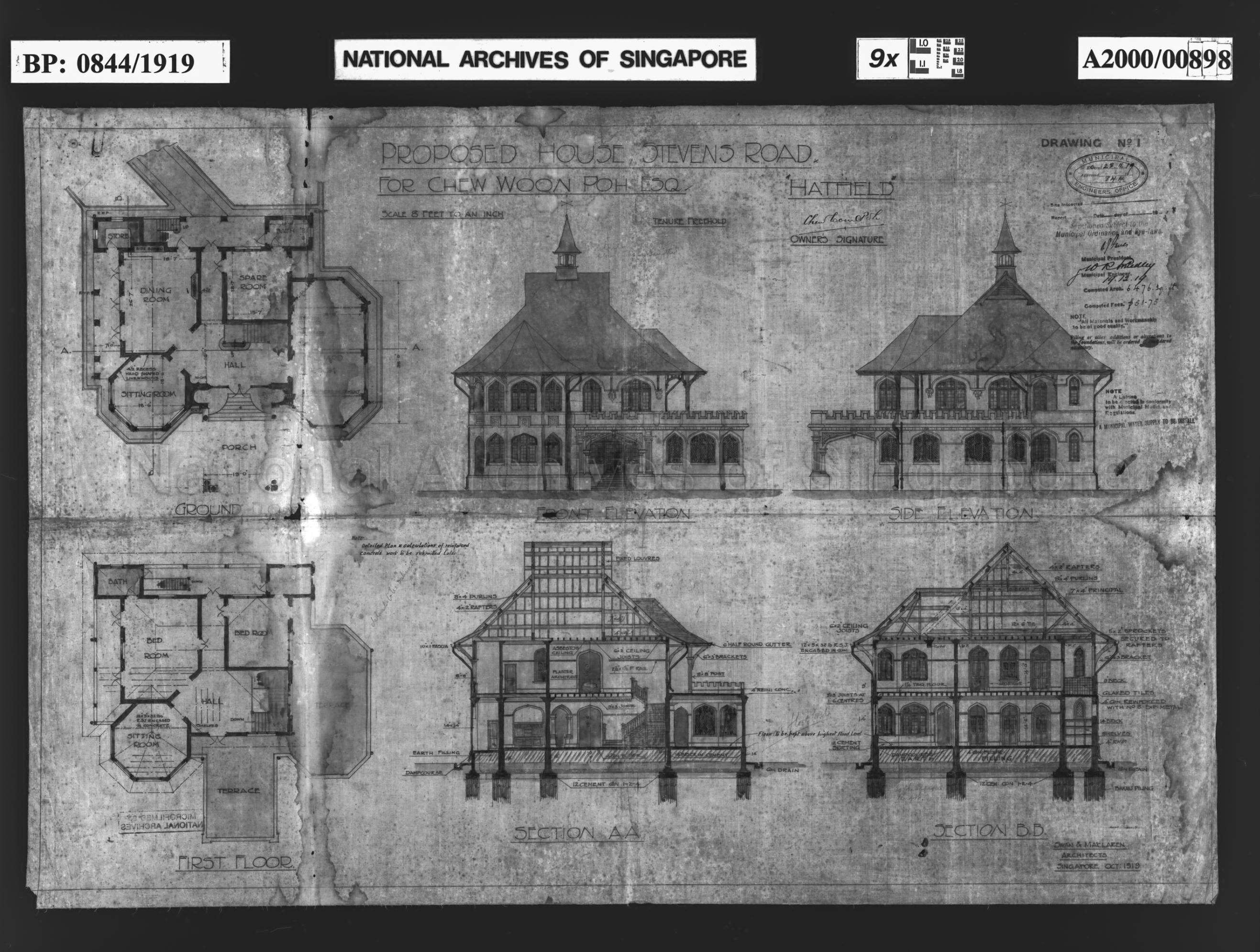 HOUSE (DRAWING NO. 1)