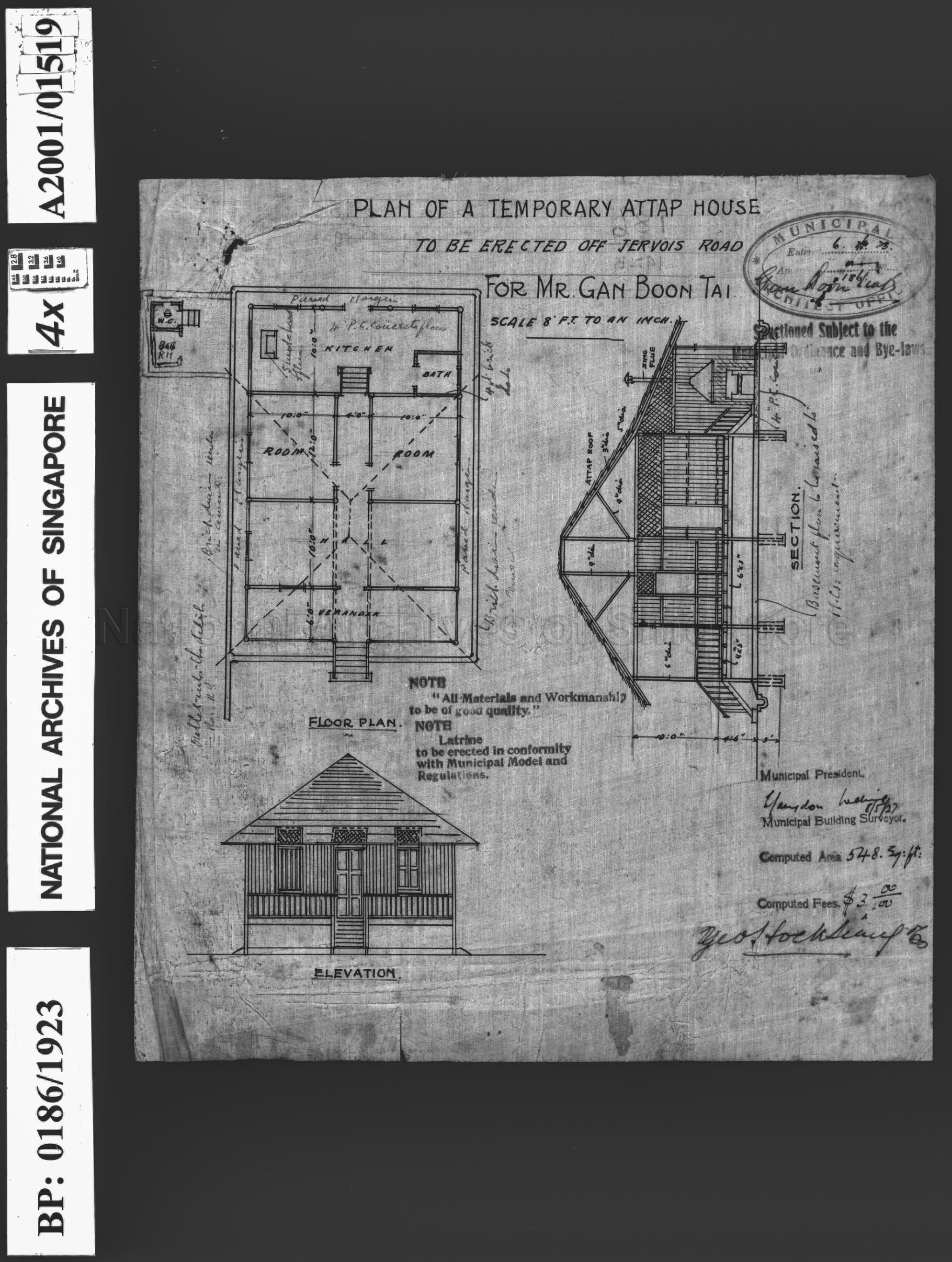 TEMPORARY ATTAP HOUSE