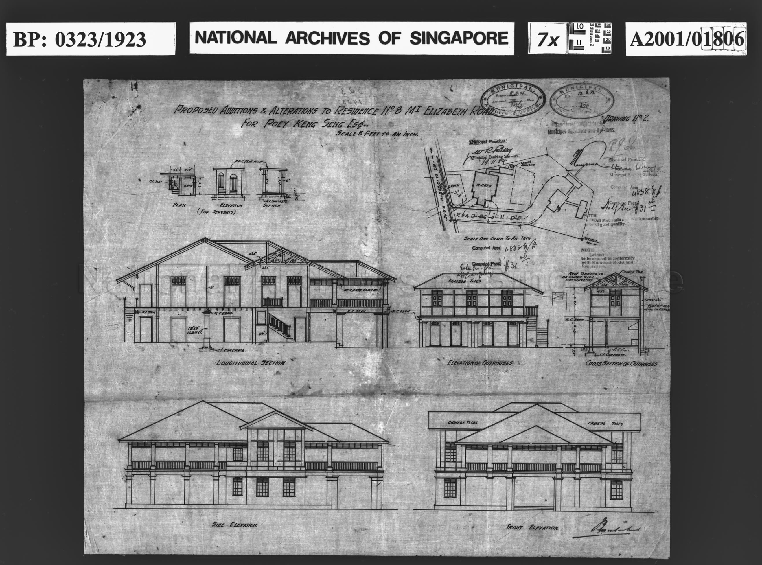 ADDITIONS AND ALTERATIONS TO RESIDENCE (DRAWING NO 2)
