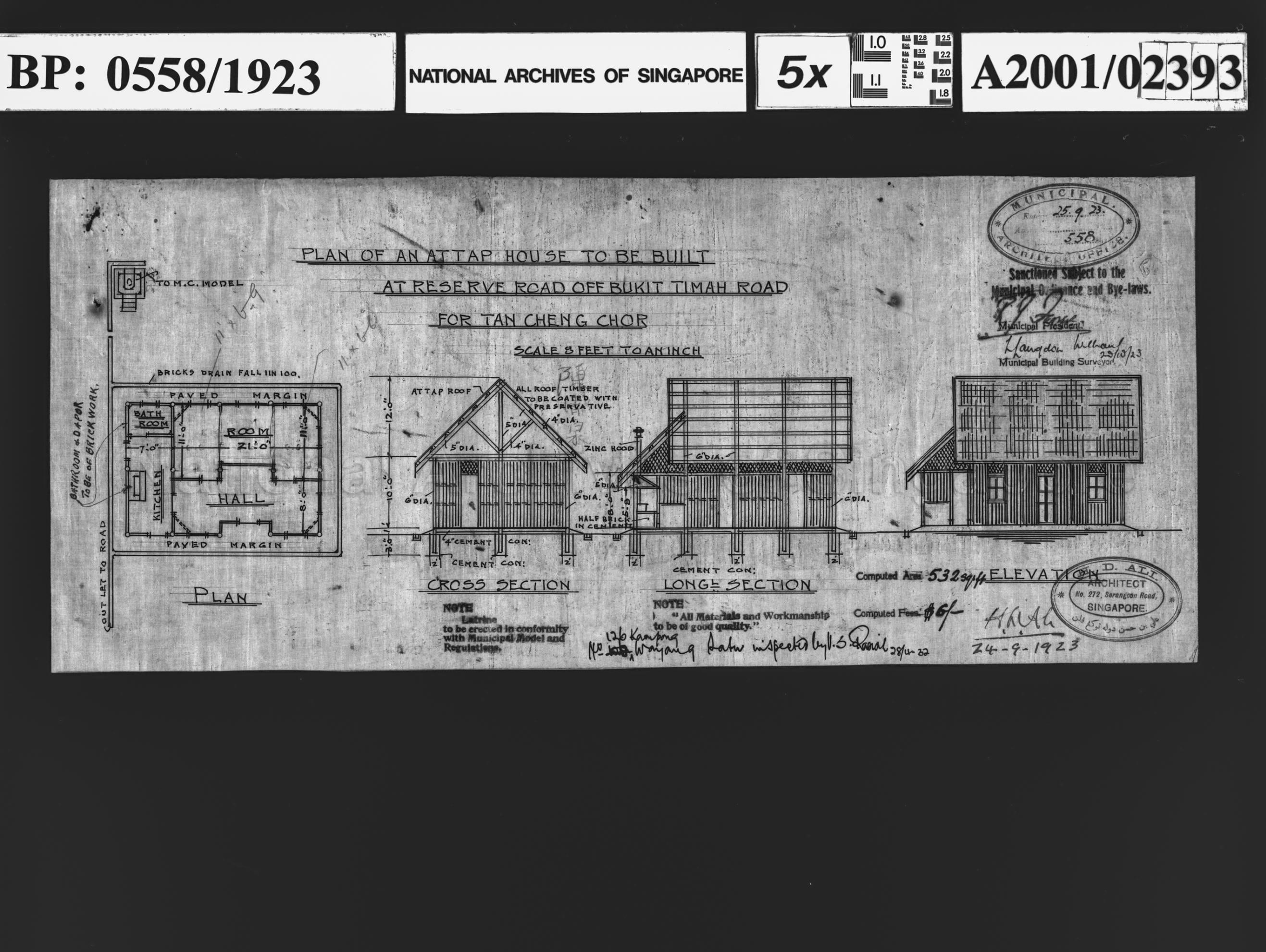 ATTAP HOUSE (WITH ADDED NOTE IN RED)