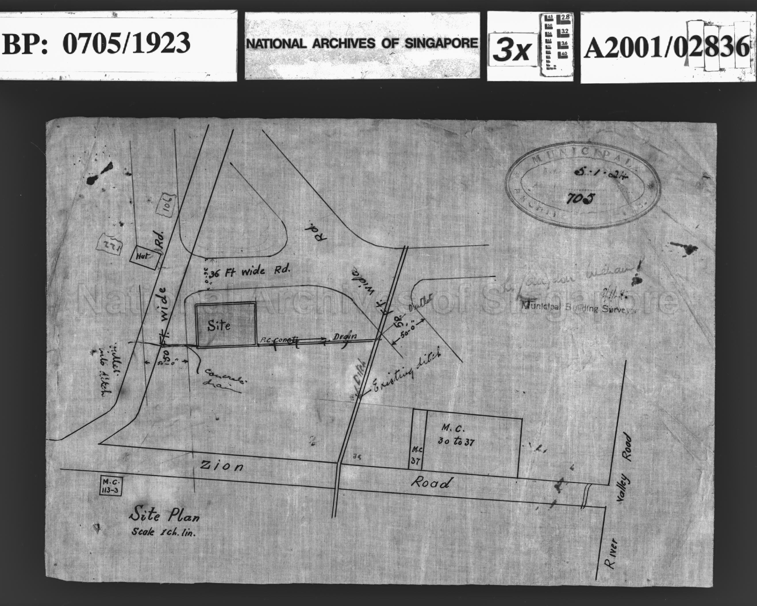 ATTAP ROOFED COTTAGE, SITE PLAN