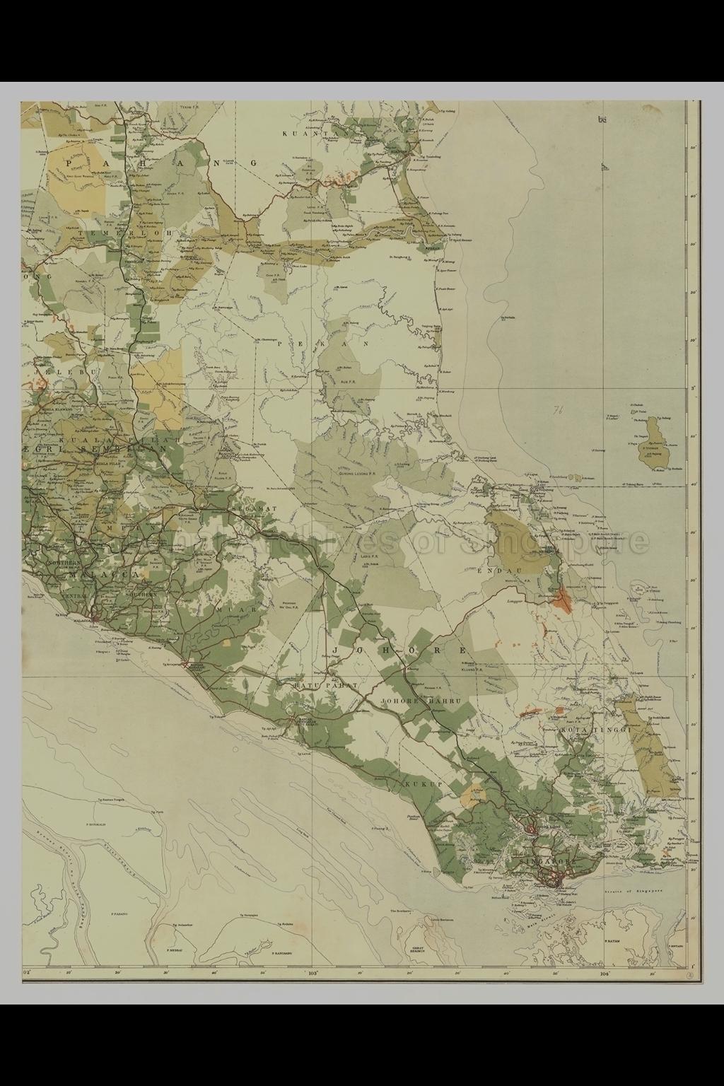 Malaya 1931 showing Alienated Land