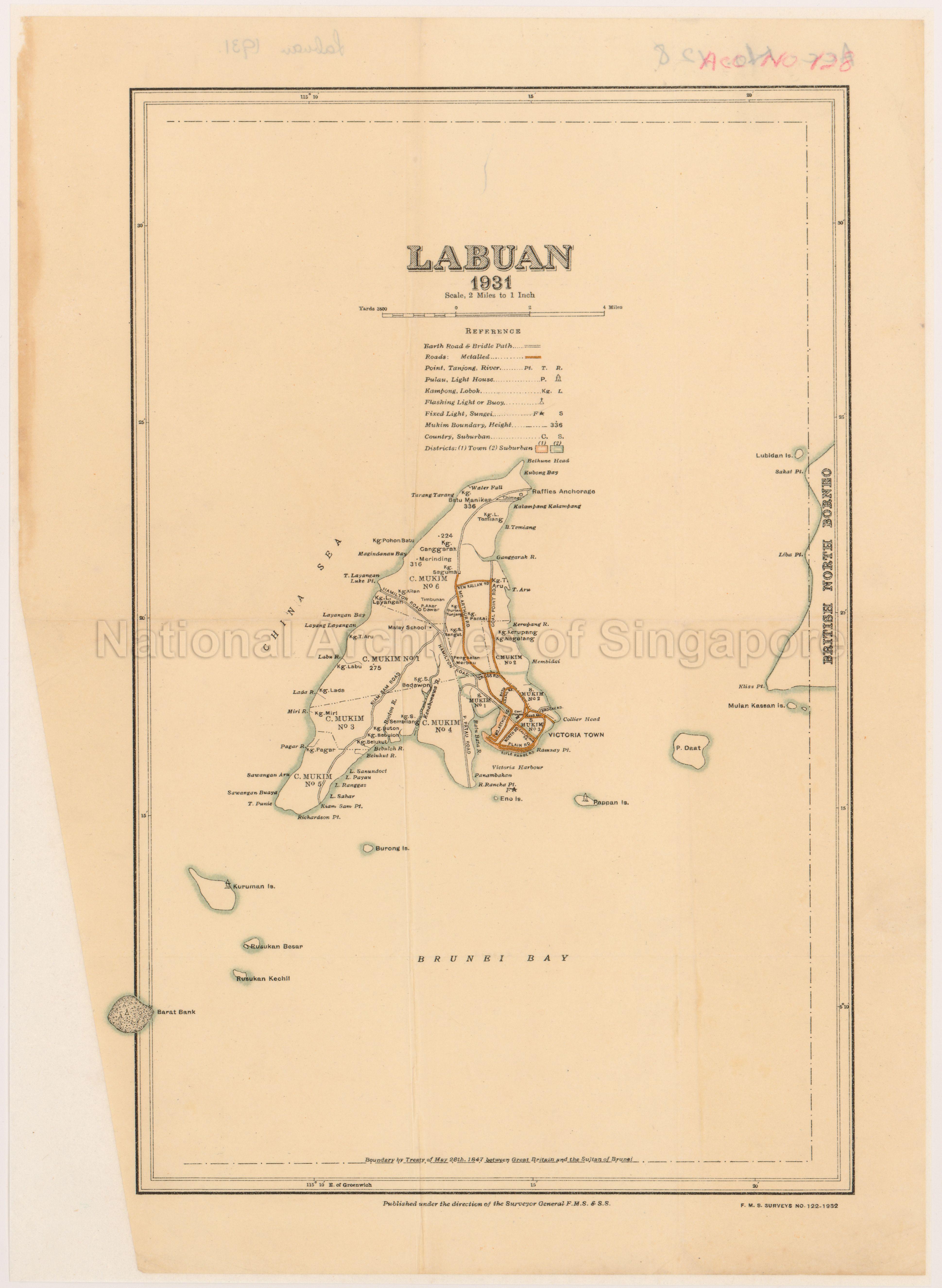 Labuan, 1931