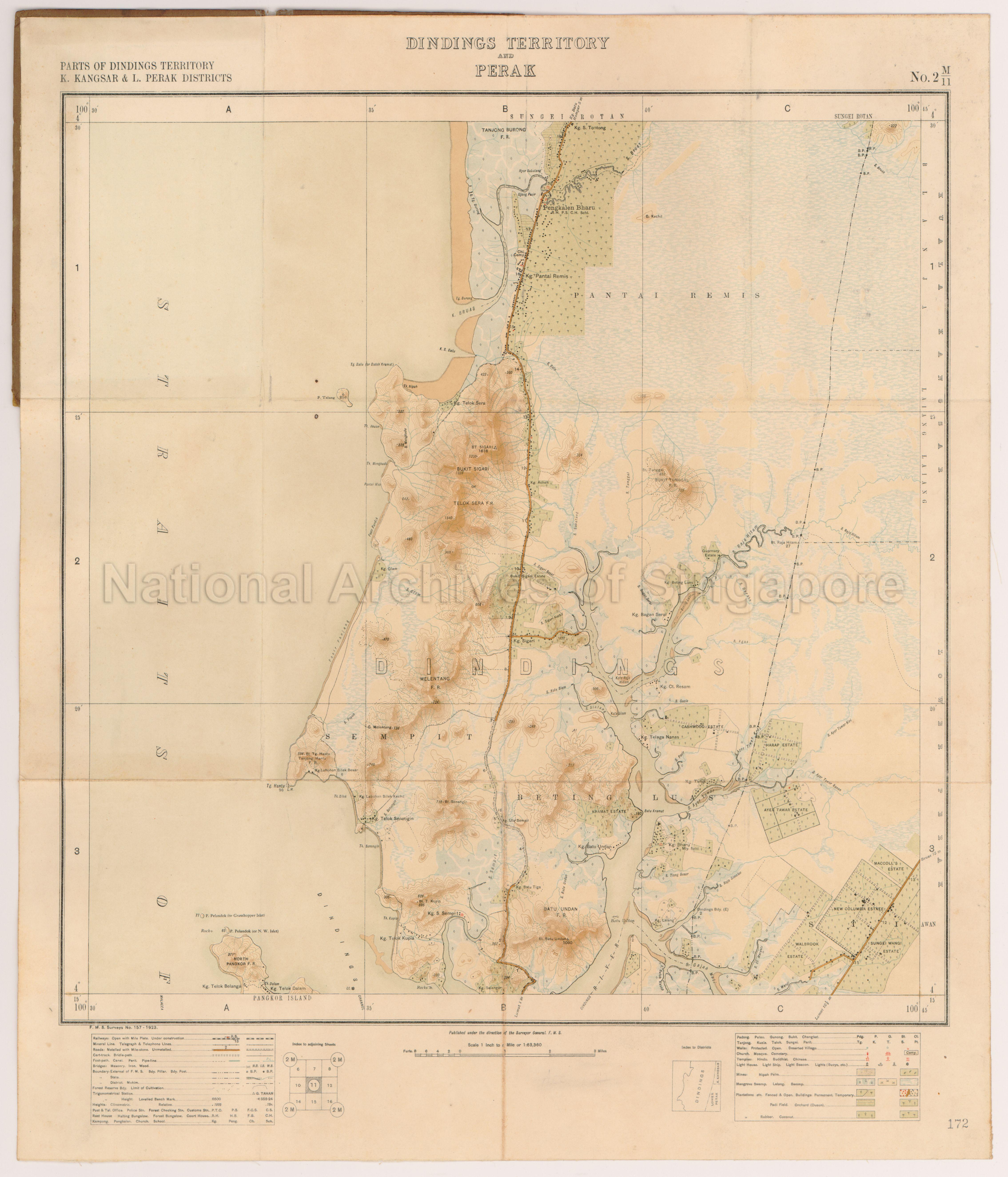 Parts of Dindings Territory, K. Kangsar and L. Perak