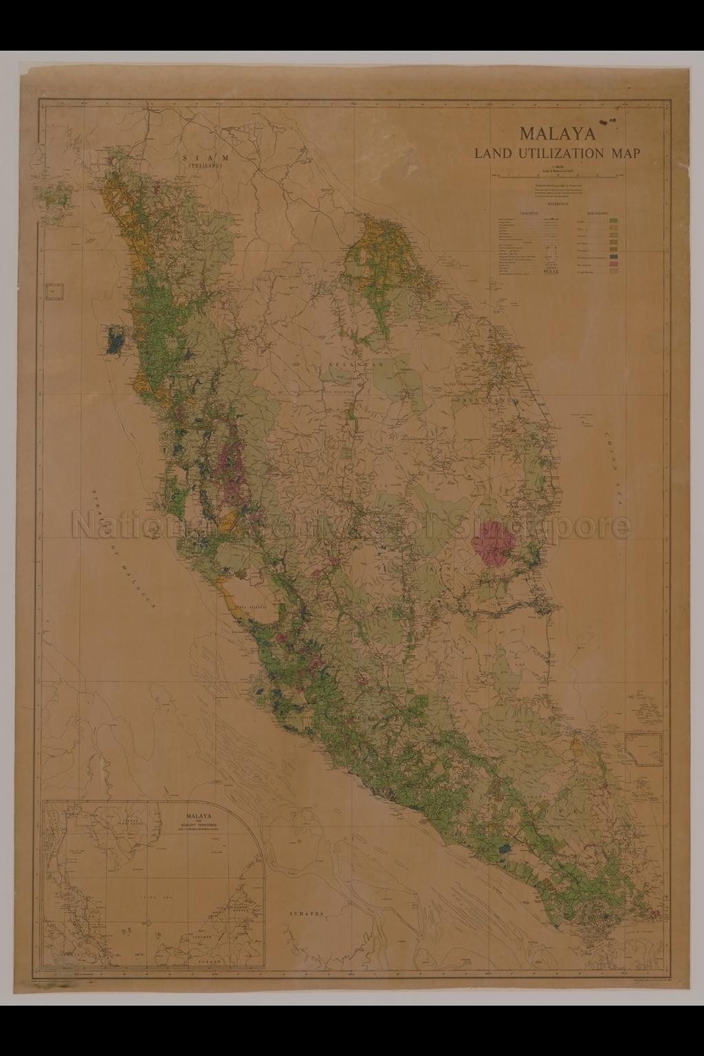 Malaya Land Utilization Map