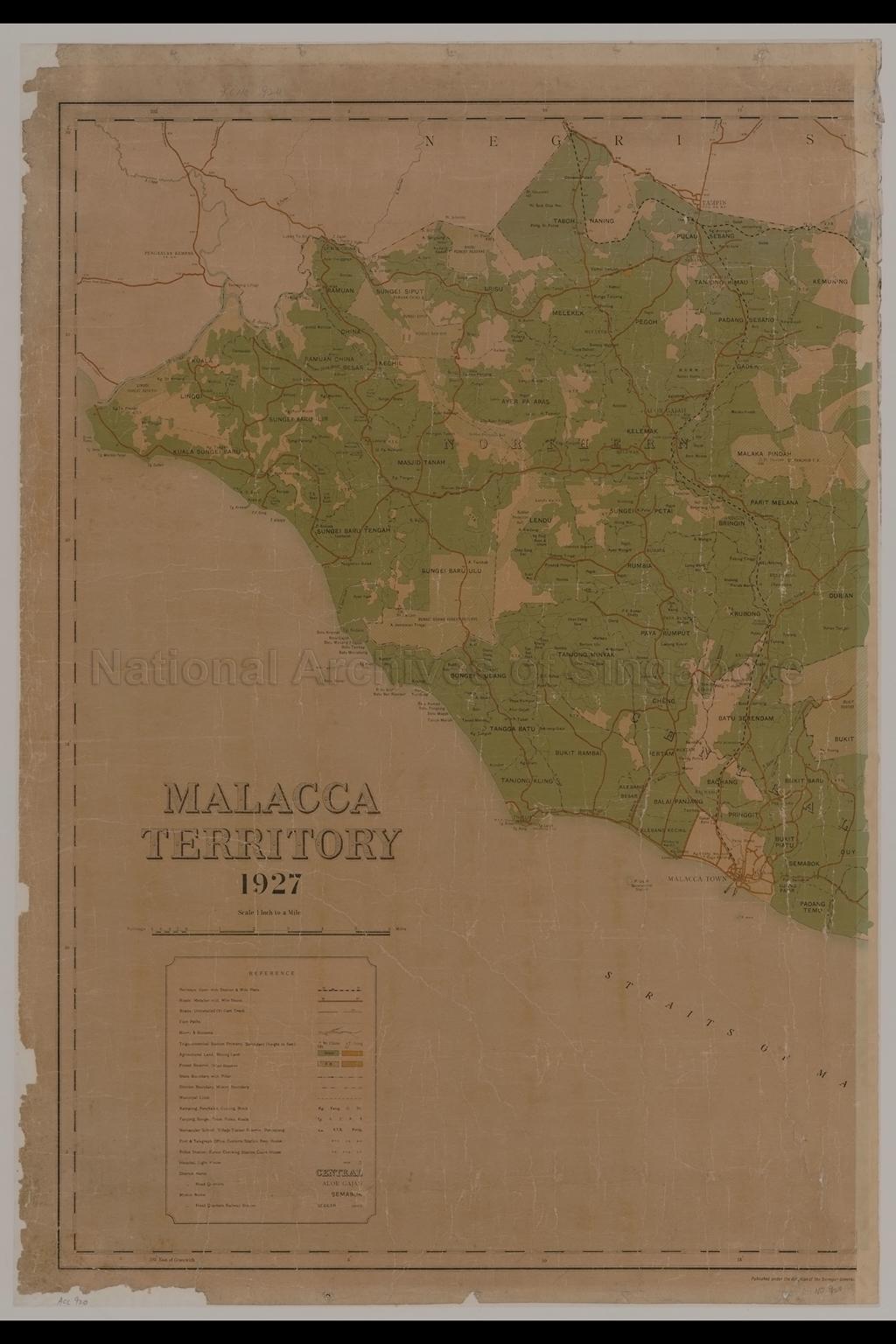 Malacca Territory 1927