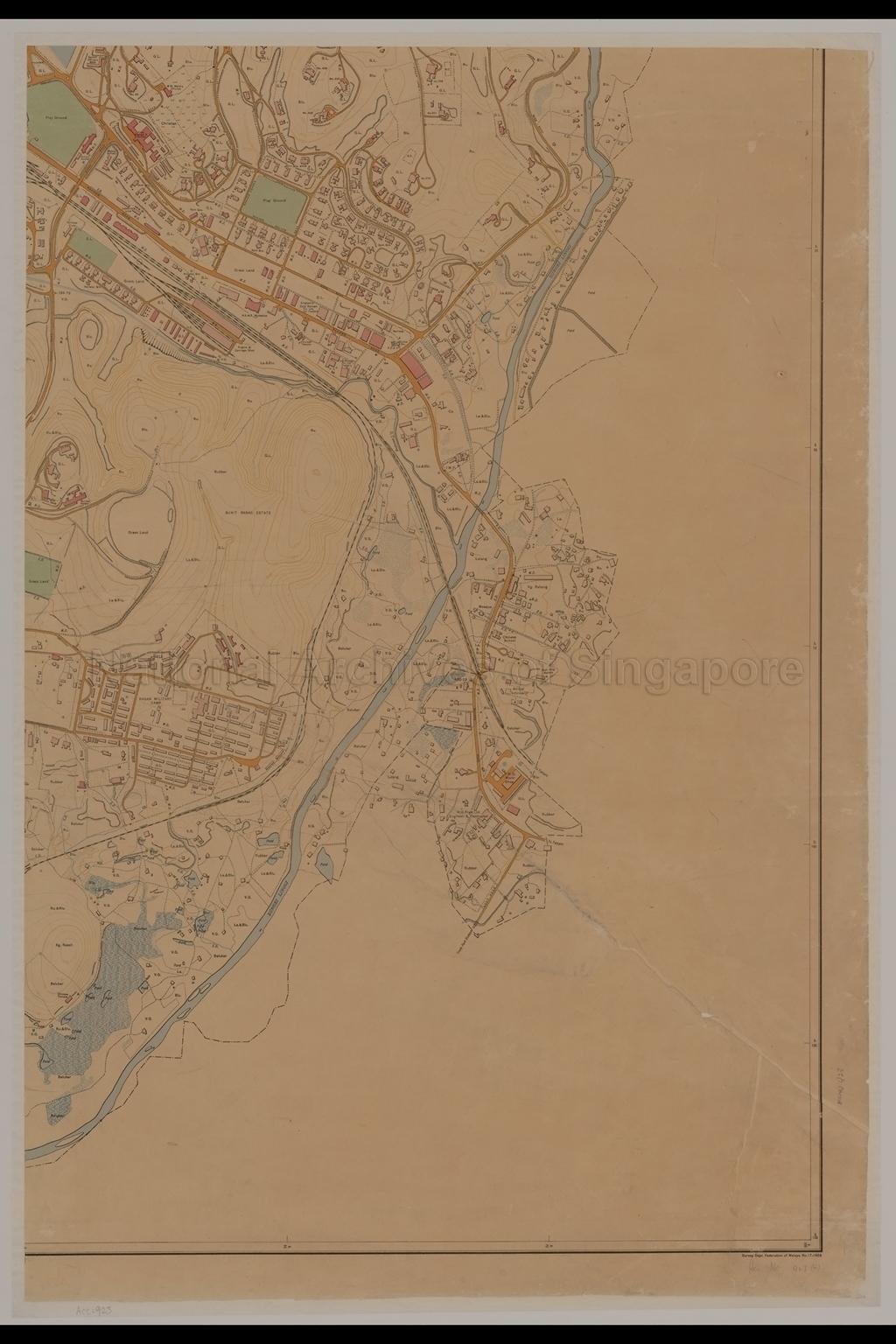 Seremban Town In Negri Sembilan, Malaya