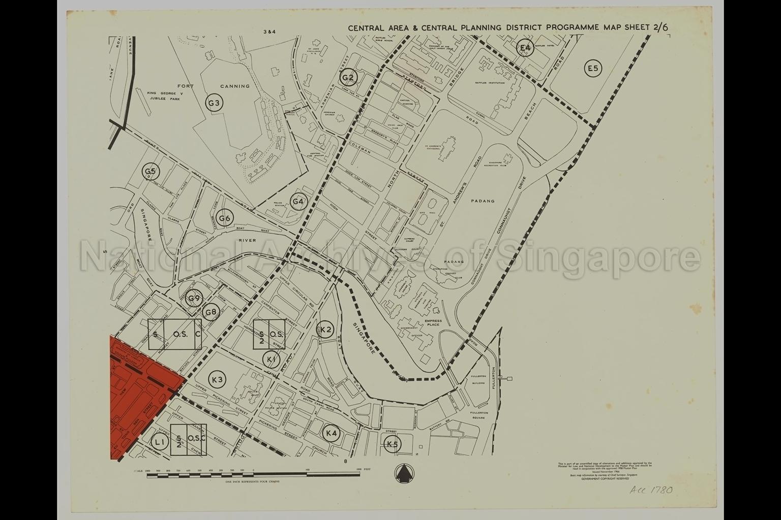 1958 Master Plan: Central Area and Central Planning District