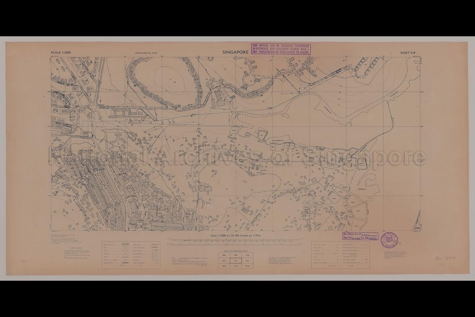Singapore. Instrumental Plot - Seletar, Jalan Kayu
