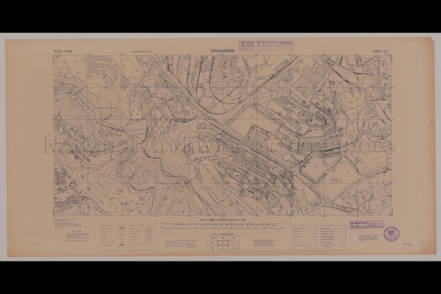 Singapore. Instrumental Plot - Pasir Panjang (Ayer Rajah