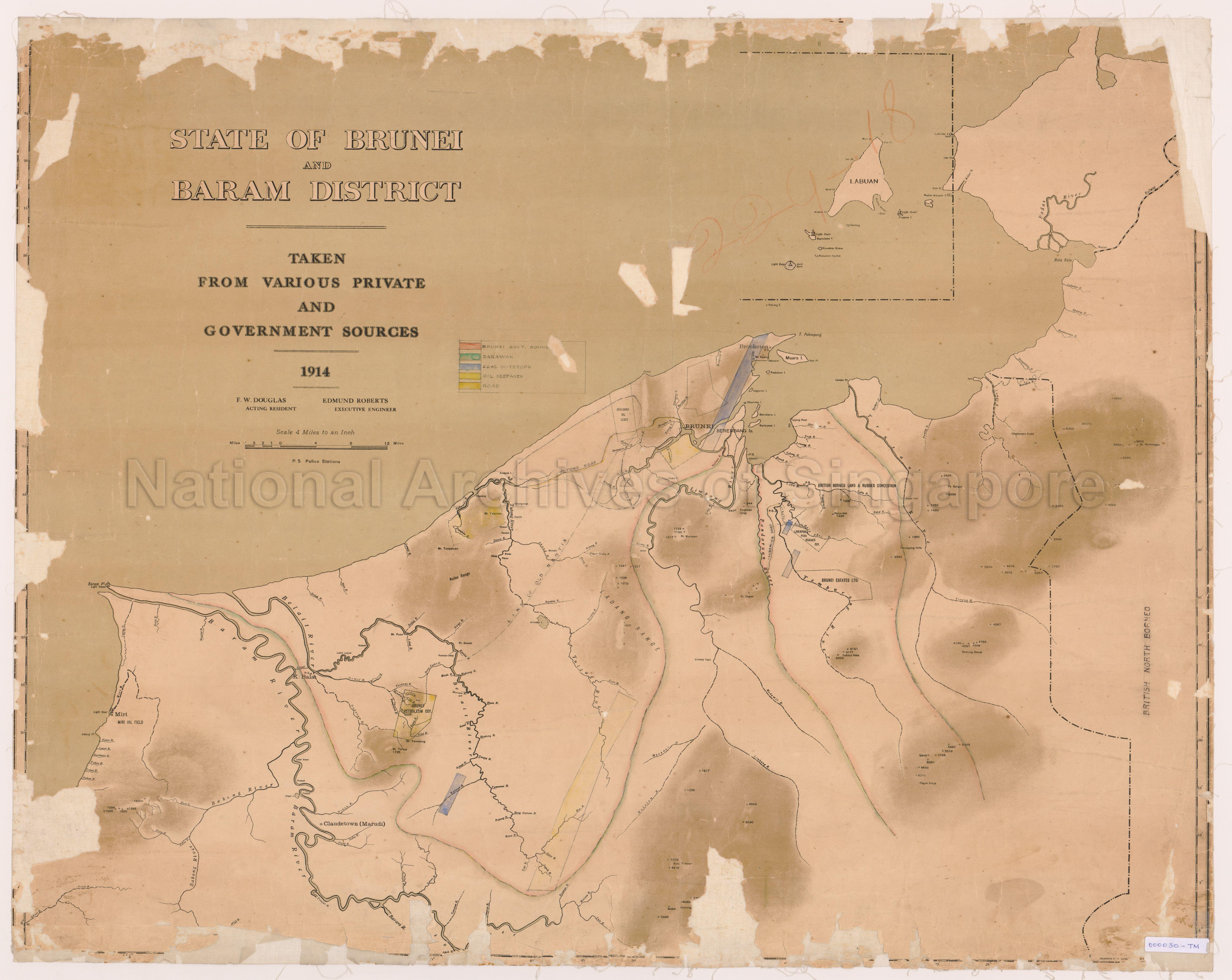 State Of Brunei And Baram District