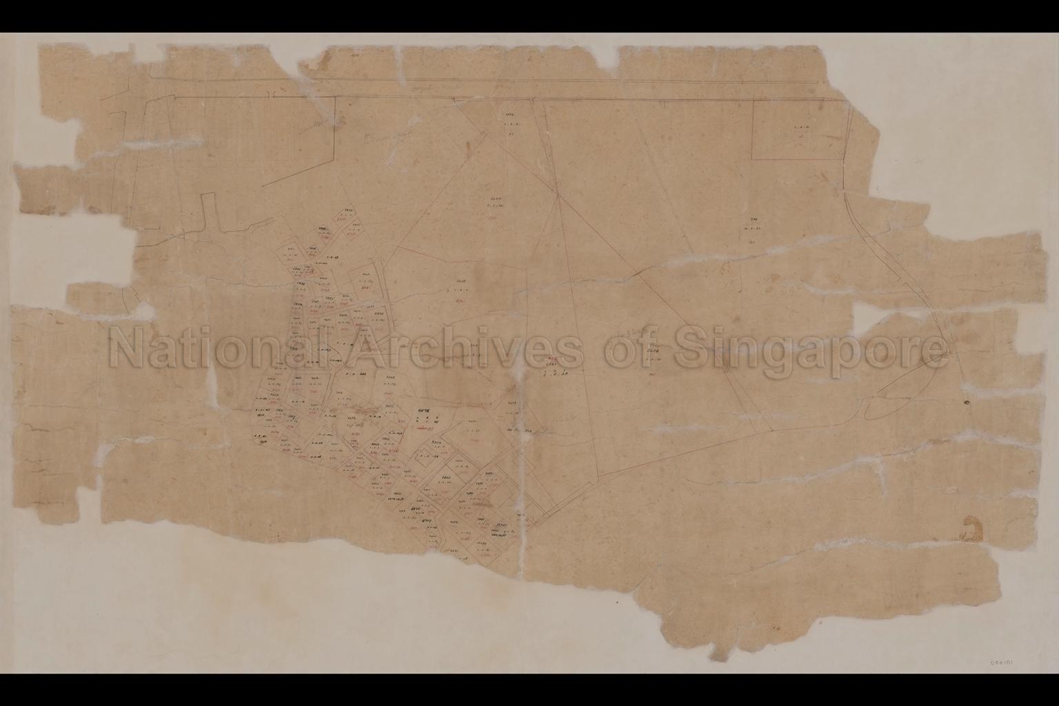 Land Divisions around Gaylang (Geylang) Road