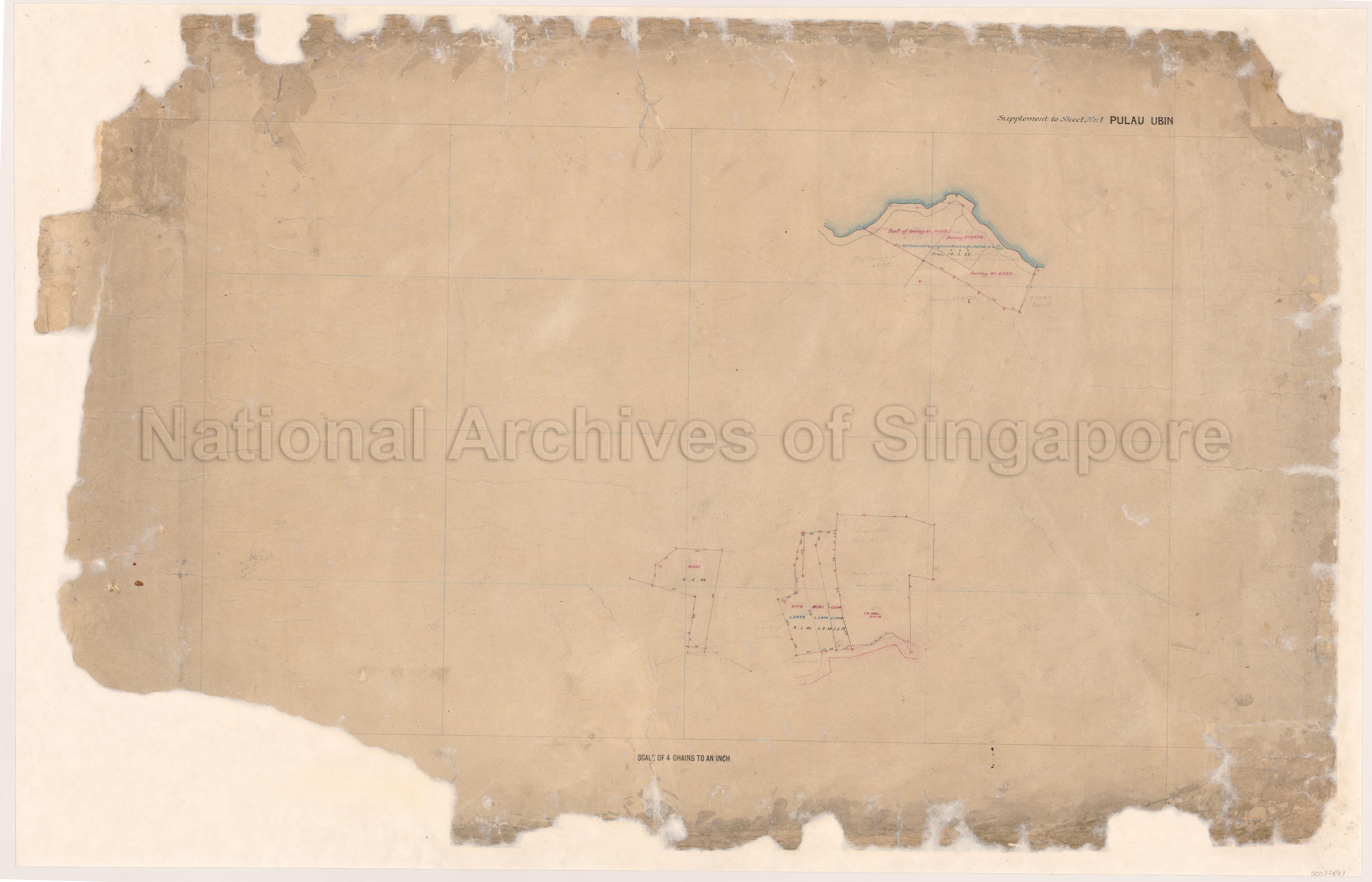 Supplement To Sheet No. 1 Pulau Ubin (2/6)