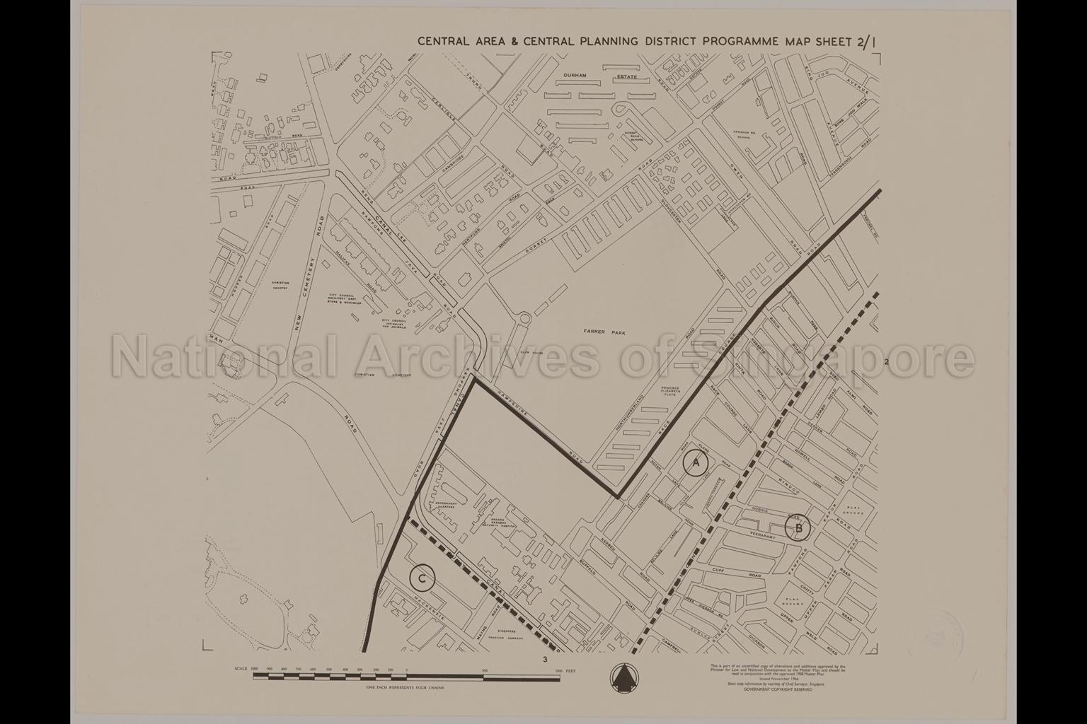 1958 Master Plan: Central Area and Central Planning District