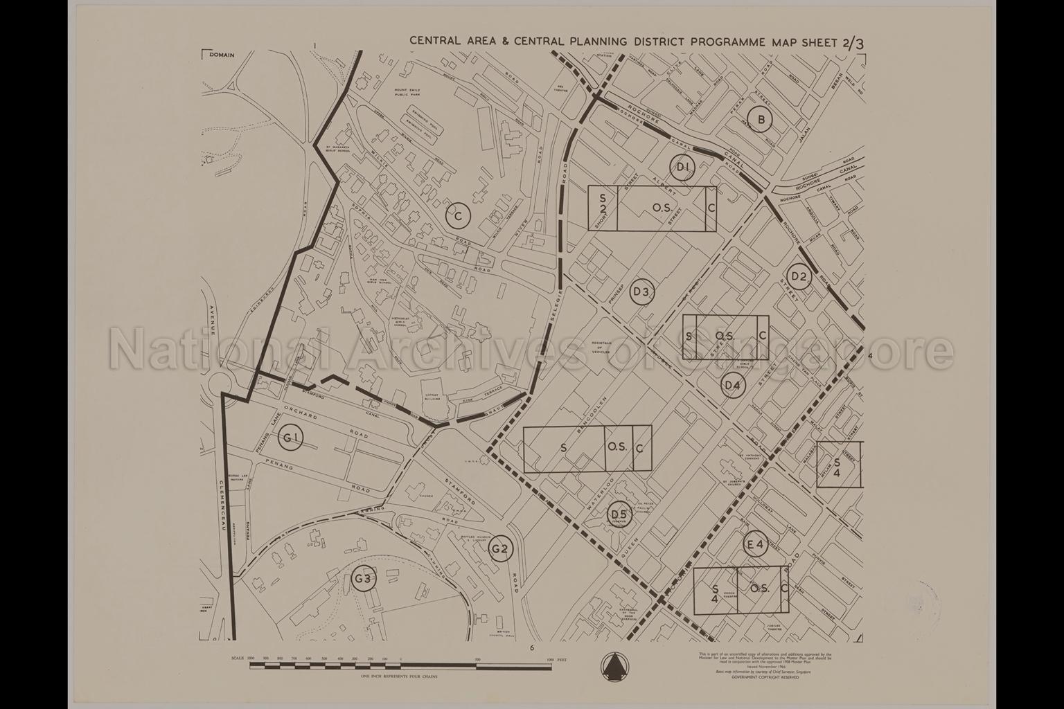 1958 Master Plan: Central Area and Central Planning District