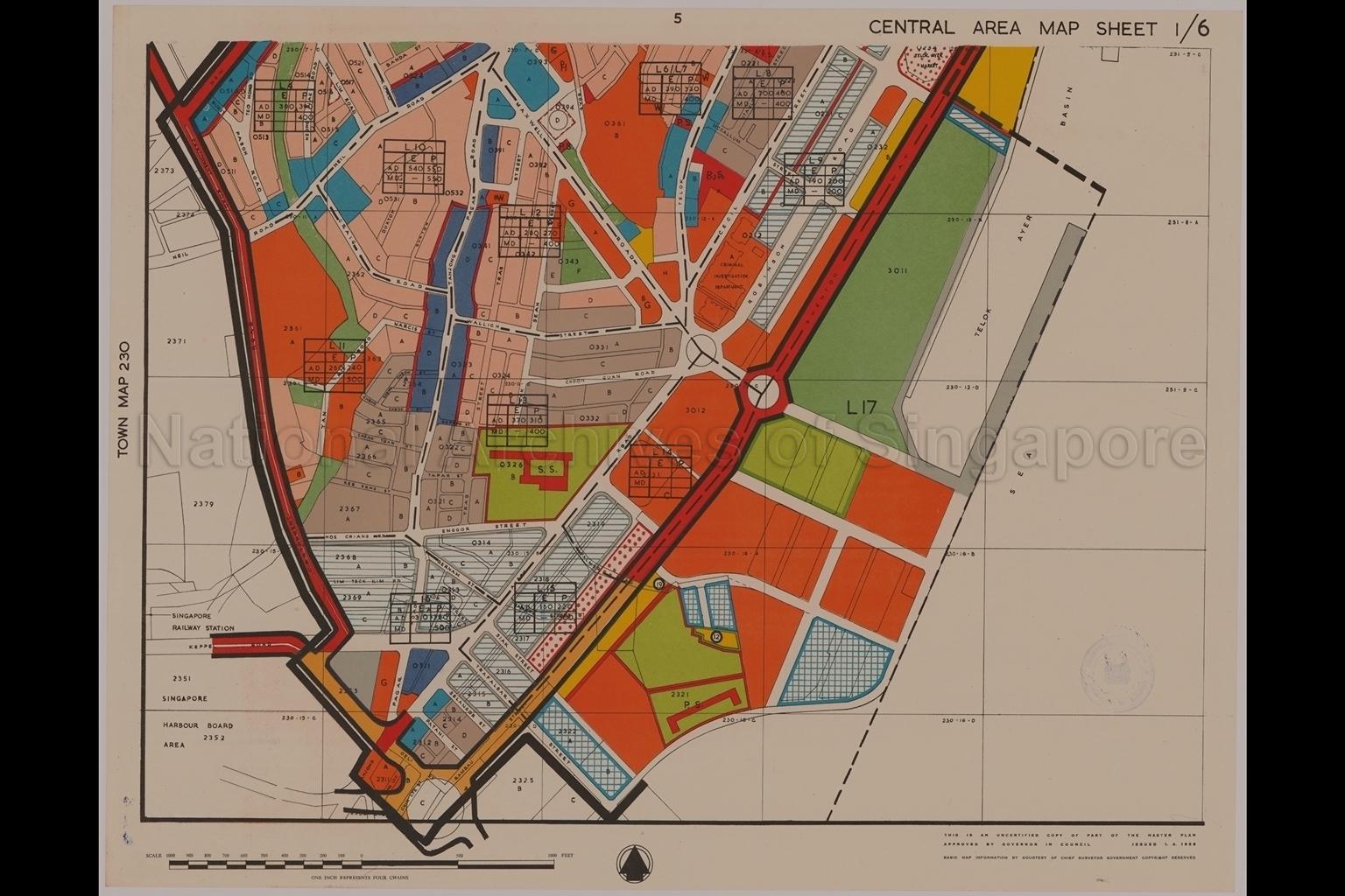 Central Area Map Sheet 1/6