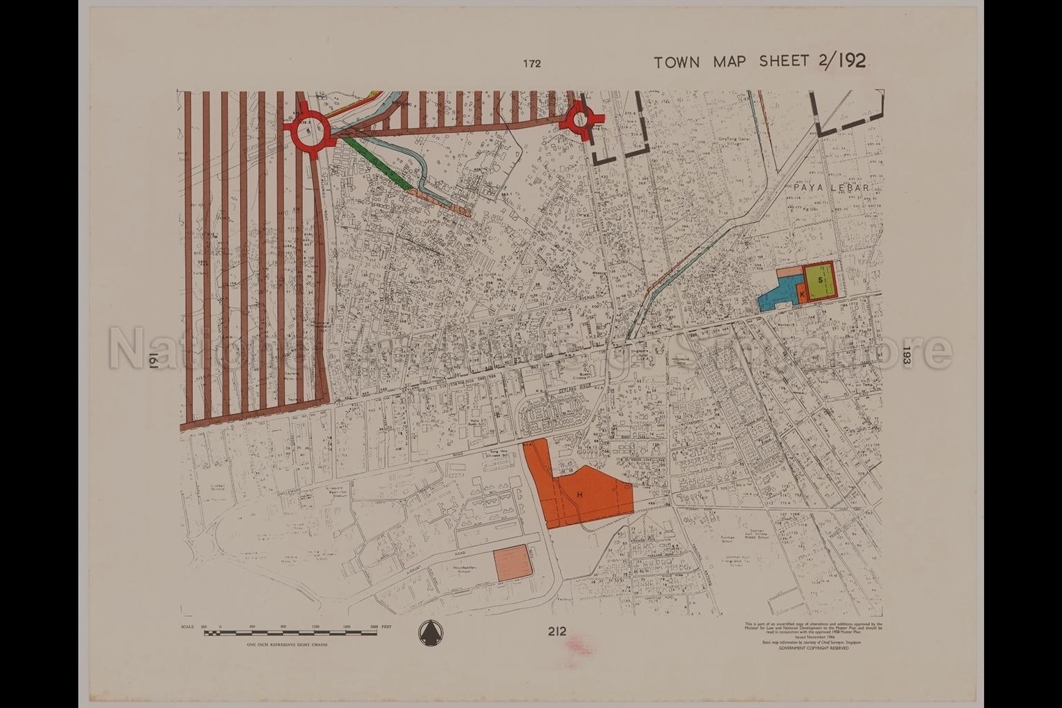 1958 Master Plan - Town Map Sheet 2/192