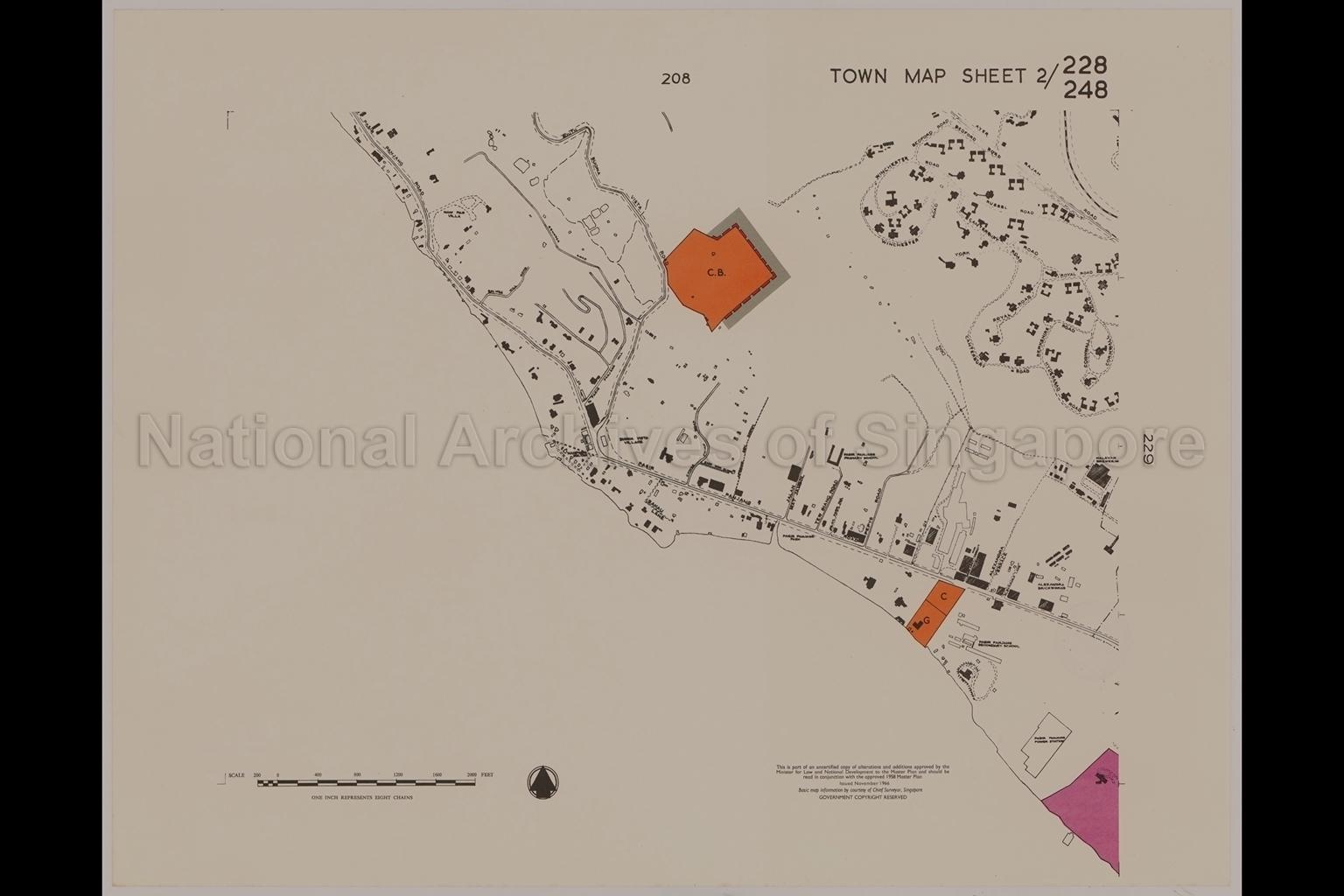 1958 Master Plan - Town Map Sheet 2/228/248