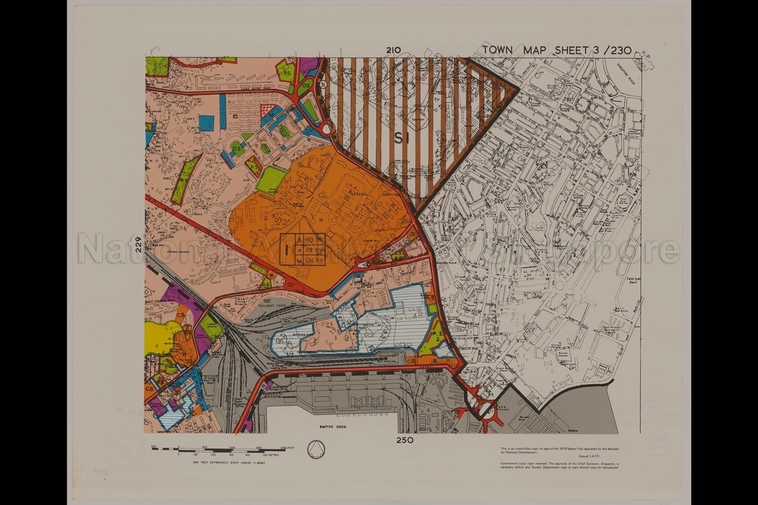 1976 Master Plan: Town Map Sheet 3/230