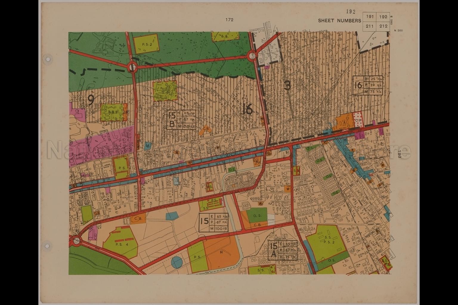 Town Map Sheet Number 192