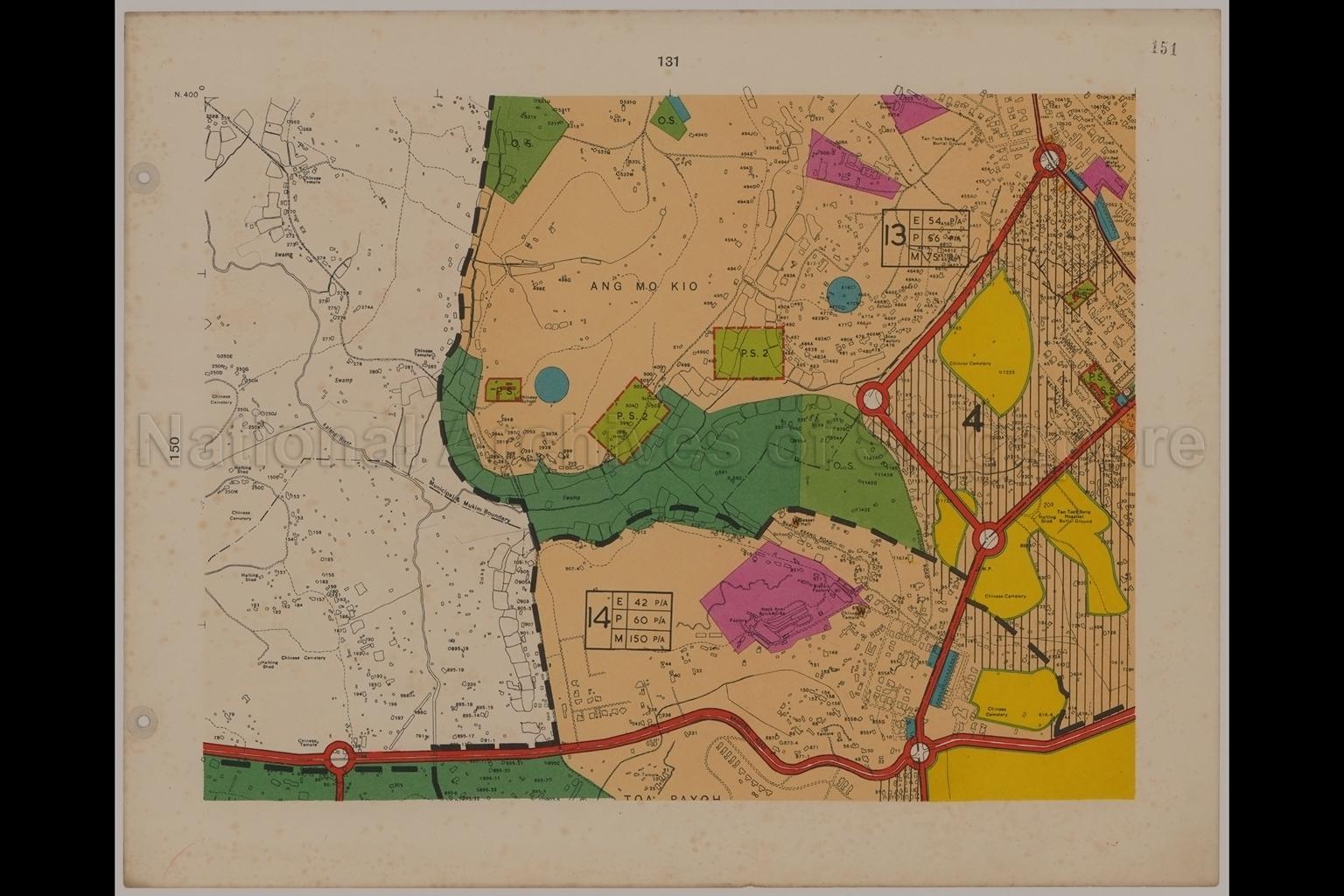 Town Map Sheet Number 151