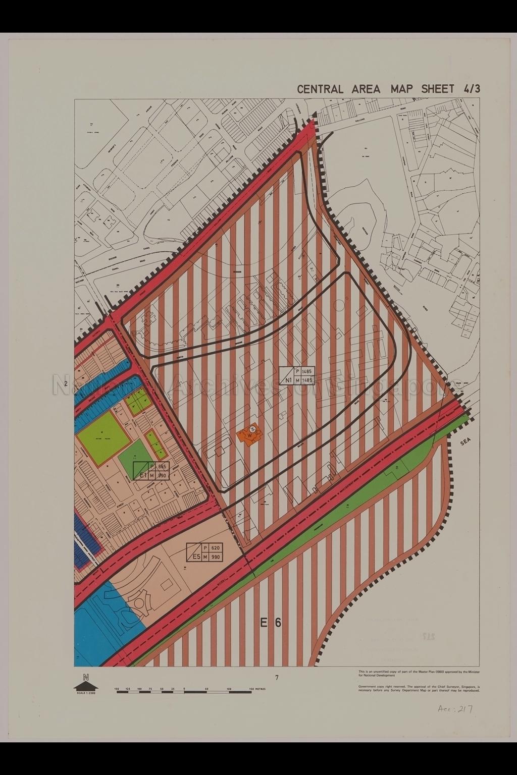Master Plan 1980 : Central Area Map Sheet 4/3